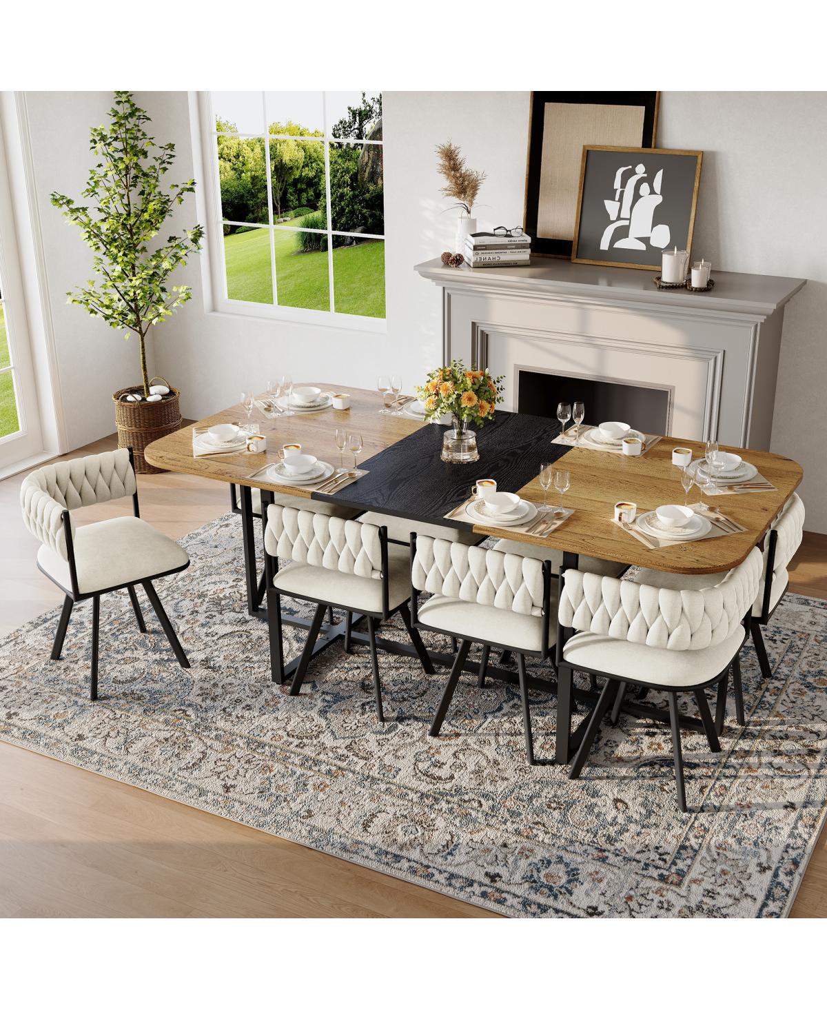Click here for Streamdale Furniture 9-Piece Square Dining Table S... prices