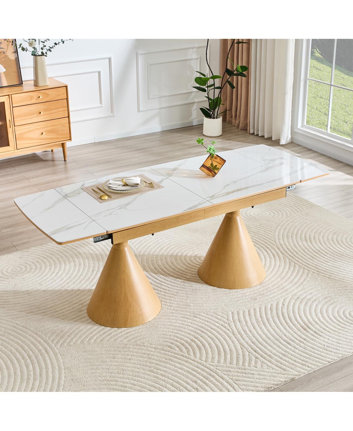 Click here for Streamdale Furniture Extendable Stone-Top Dining T... prices
