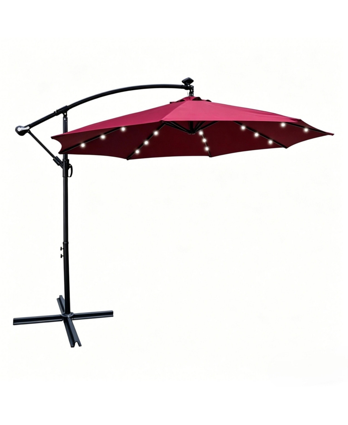 Click here for Yiortwo 10 Feet Patio Umbrella with Solar Lights... prices