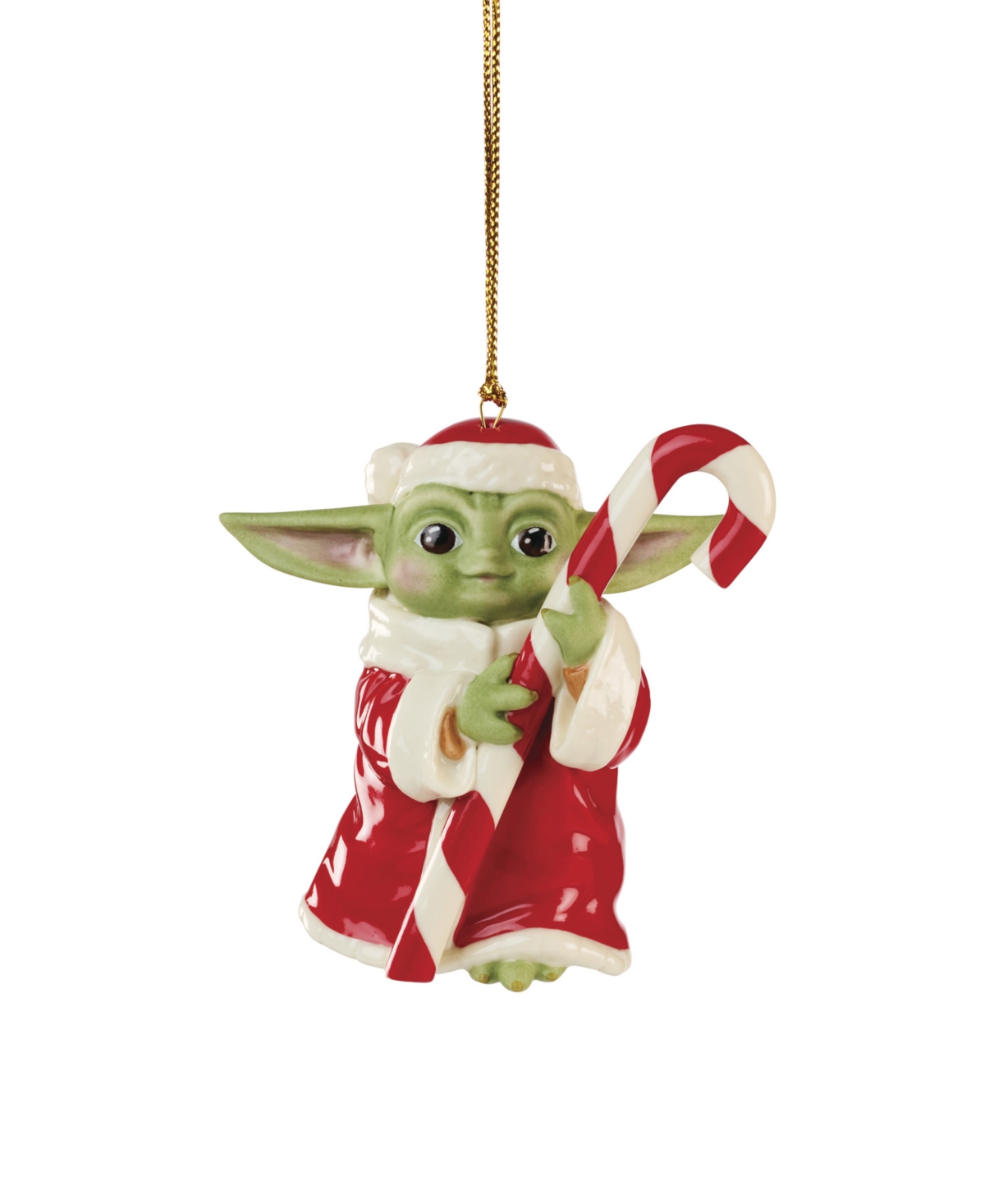 Click here for Lenox Holiday Grogu with Candy Cane Ornament - Gre... prices