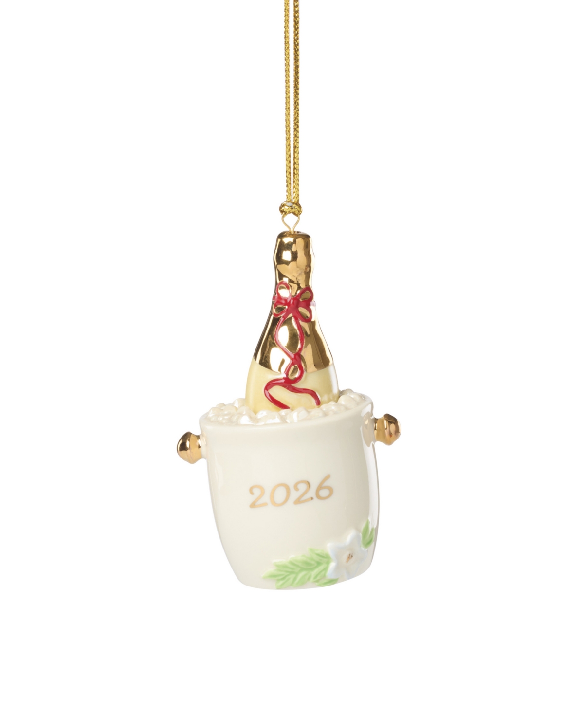 Click here for Lenox 2026 Champagne Bucket Ornament - Ivory prices