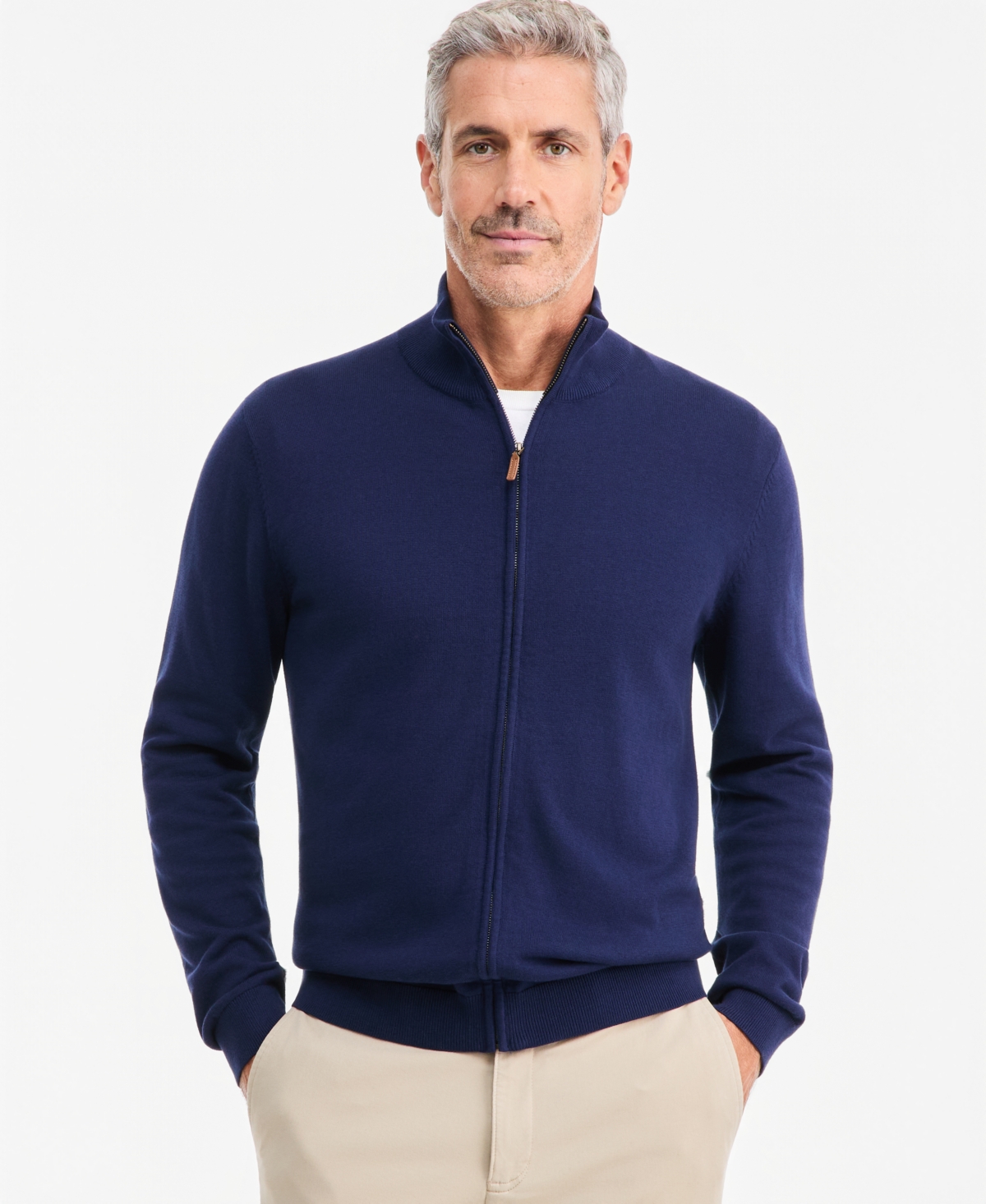 Click here for Club Room Mens Supima Cotton Full-Zip Sweater  Mac... prices