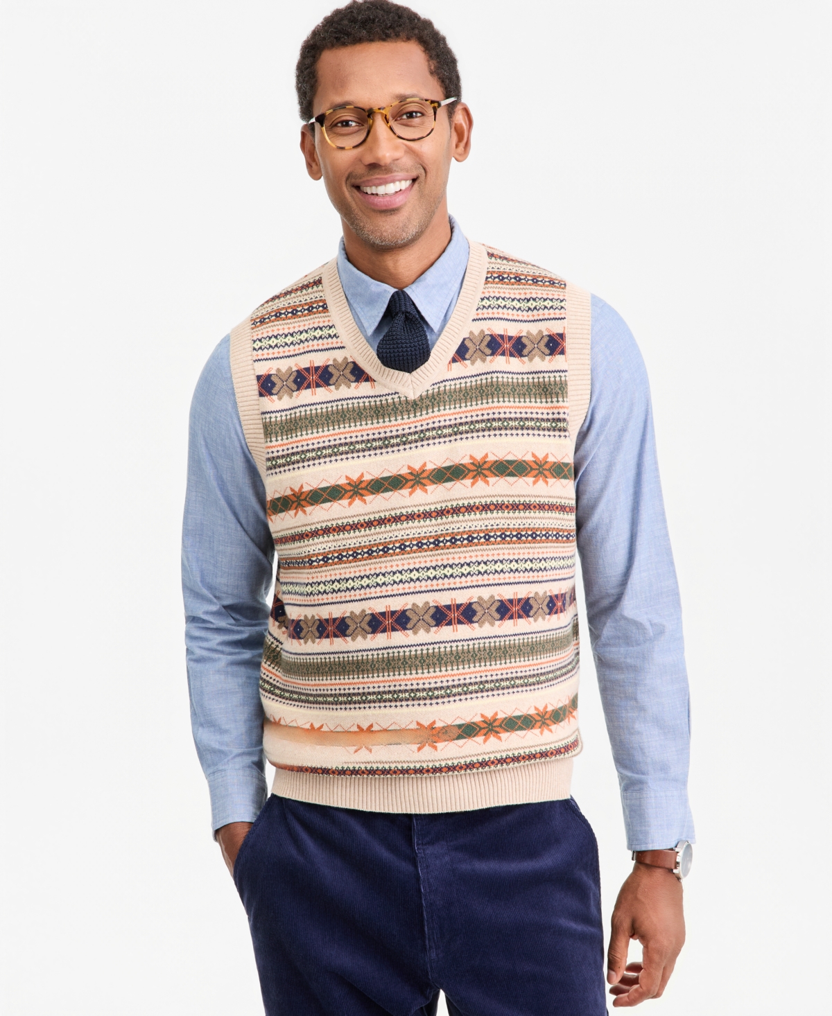 Click here for Club Room Mens Cotton Fair Isle Sweater Vest  Macy... prices