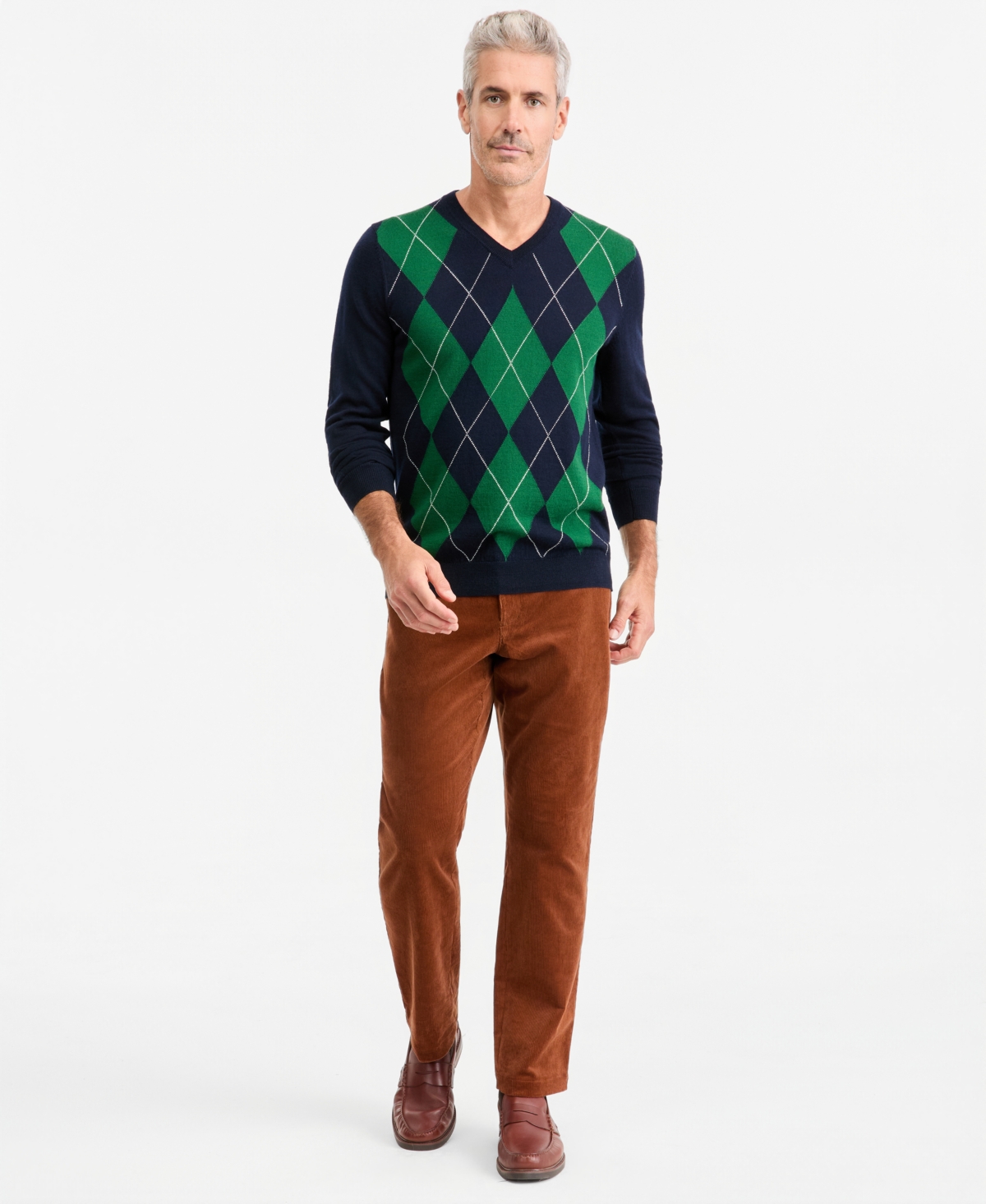 Click here for Club Room Mens Argyle V-Neck Sweater  Macys Exclus... prices