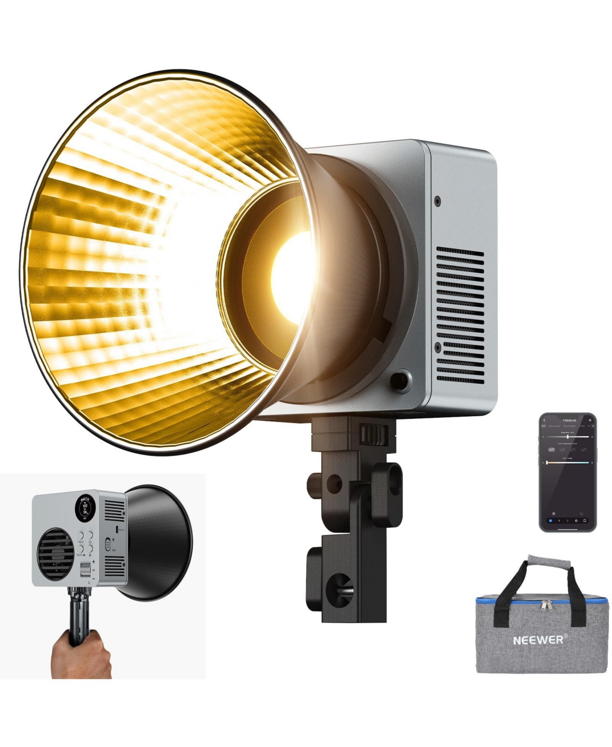 Click here for Neewer HB80B Led Video Light with 80W  72Wh  100W prices