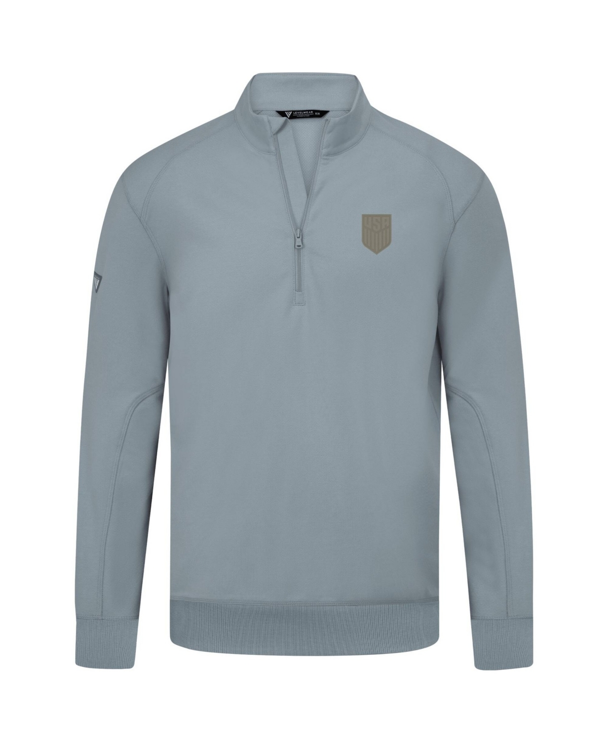 Click here for LevelWear Mens Gray Usmnt Copper Upright Quarter-Z... prices