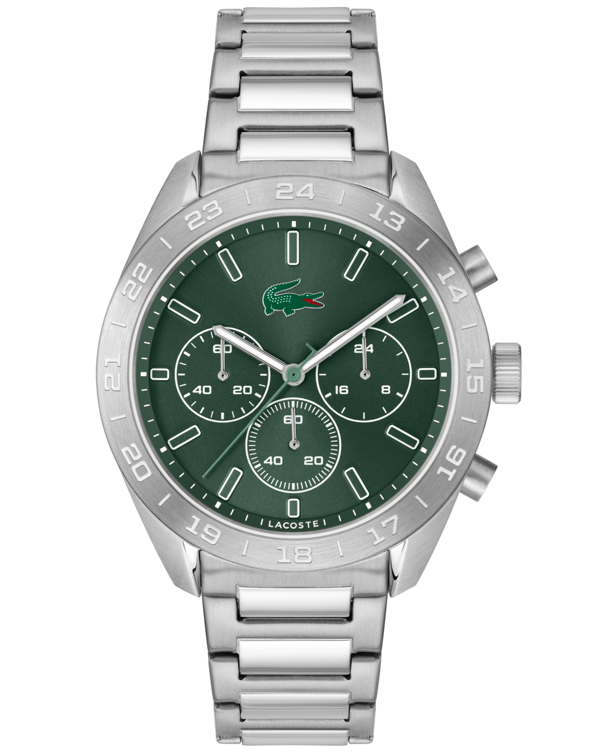 Click here for Lacoste Mens Quartz Boston Silver-Tone Stainless S... prices