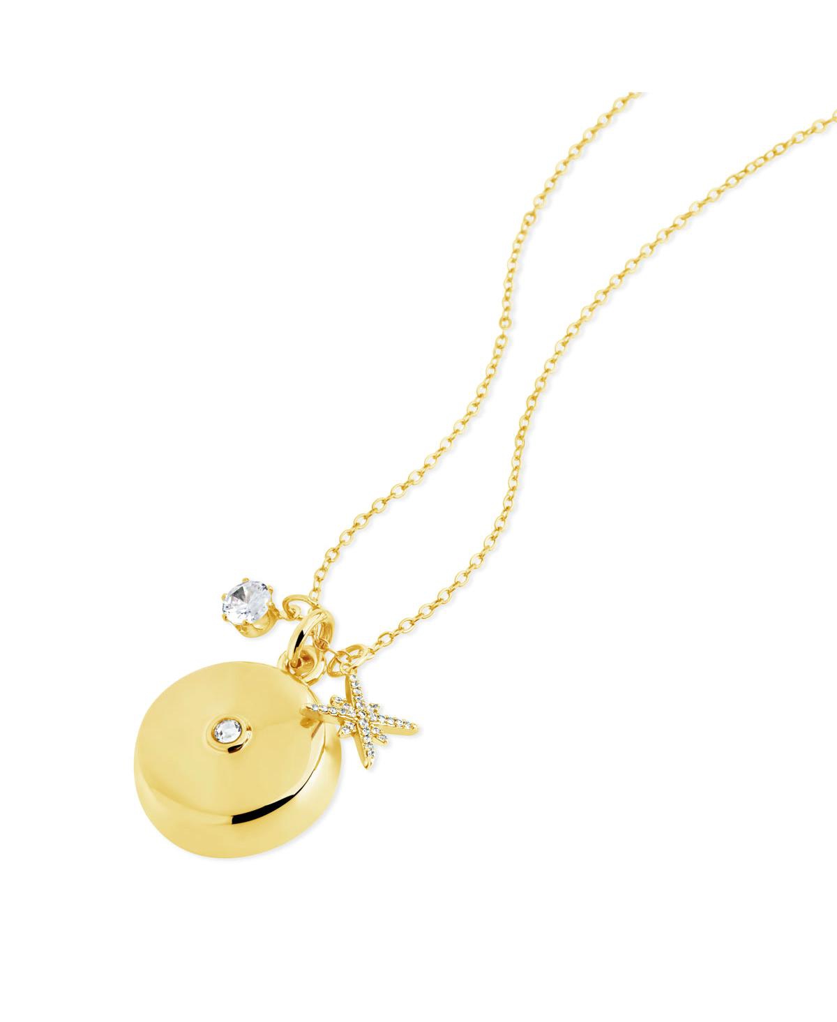 Click here for InvisaWear Gold Star Burst Charm Necklace prices
