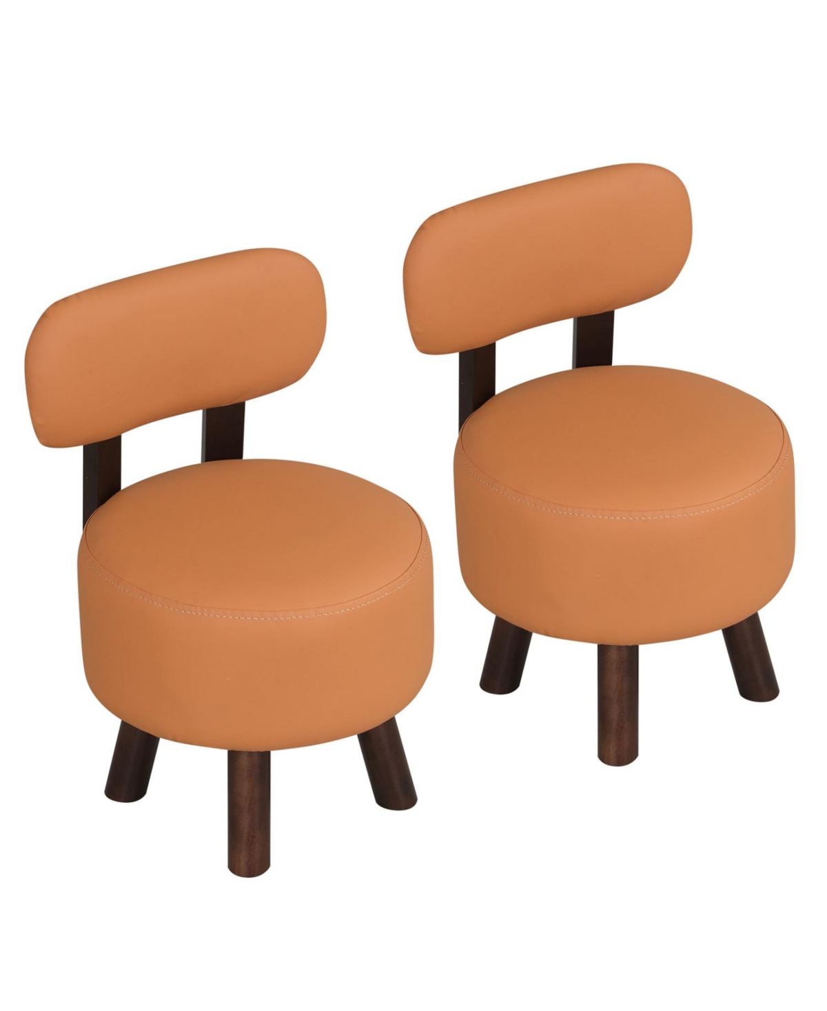 Click here for Slickblue Set of 2 Round Ottoman Footrest Stools w... prices