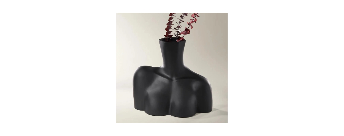 Click here for Z Gallerie Figure Vase - Black prices