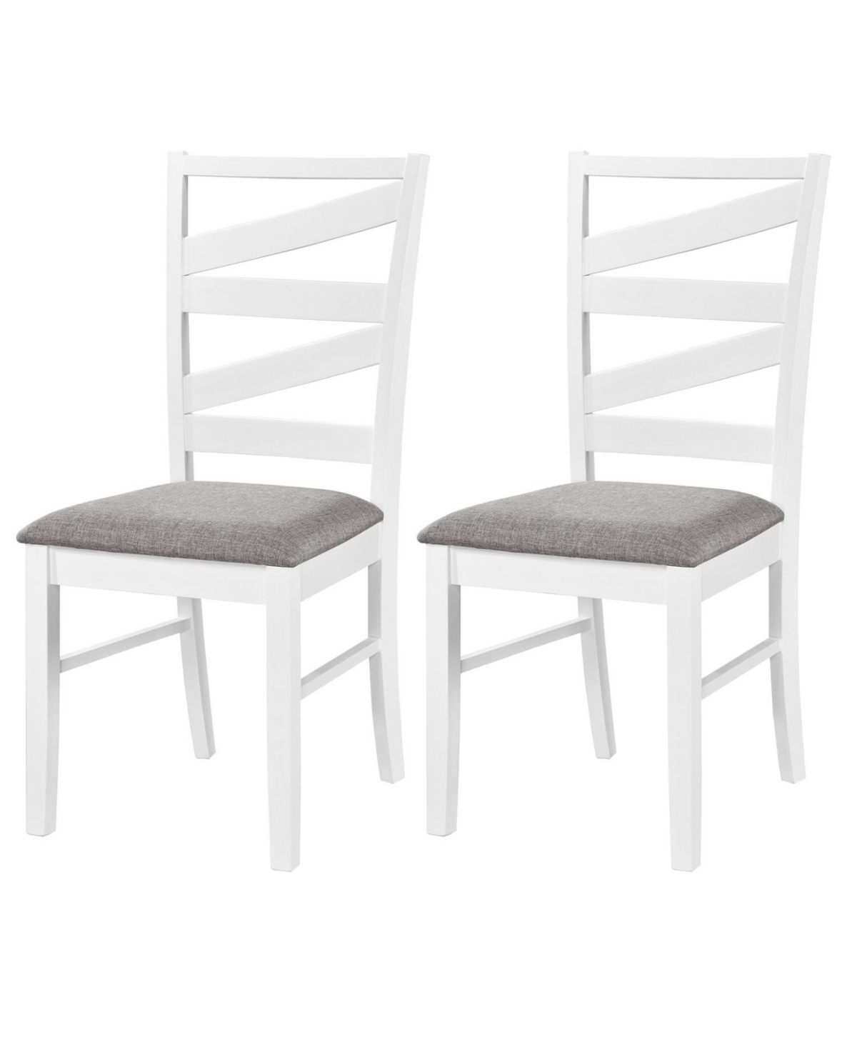 Click here for Slickblue Set of 2 Dining Chairs with Rubber Wood... prices