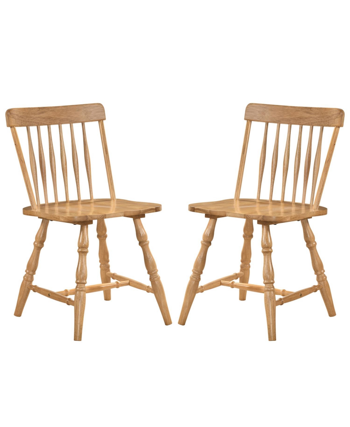 Click here for Slickblue Set of 2 Windsor Dining Chairs with Curv... prices