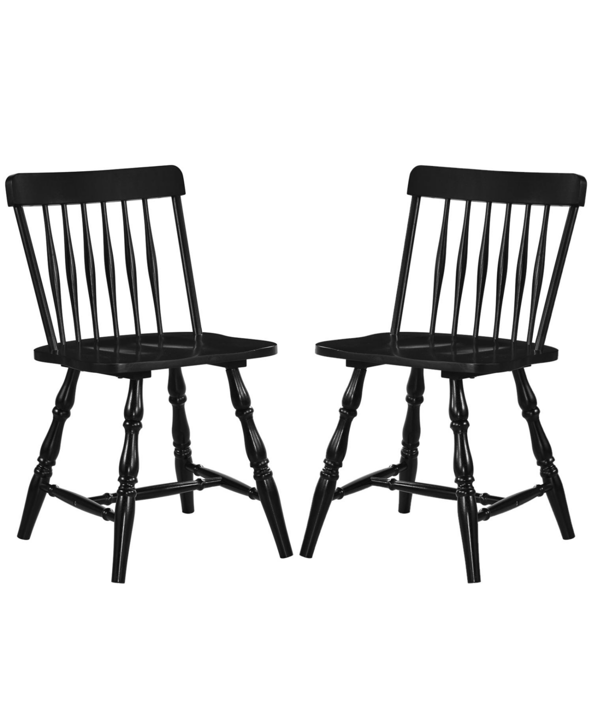 Click here for Slickblue Set of 2 Windsor Dining Chairs with Curv... prices