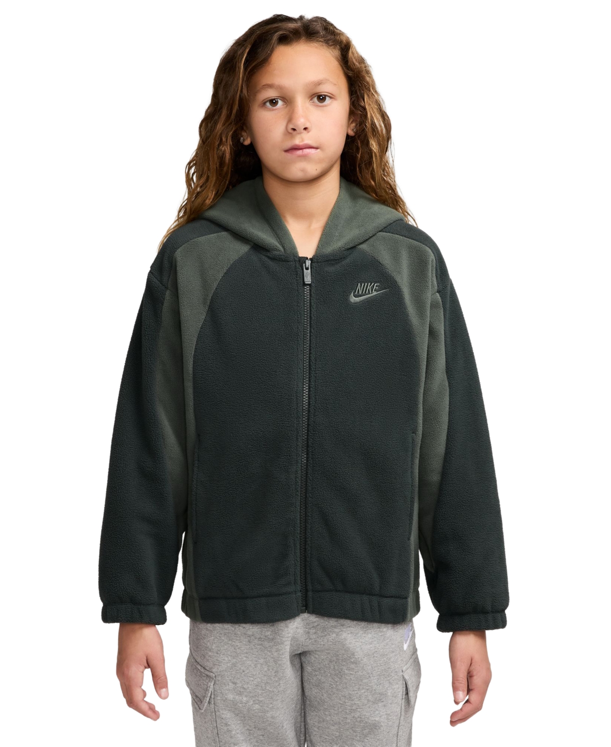 Click here for Nike Boys and Girls 7-20 Club Winter Fleece Full-Z... prices