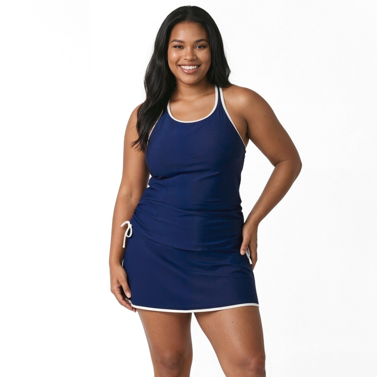 Click here for Calypsa Plus Size Maya Tankini Swim Top With Remov... prices