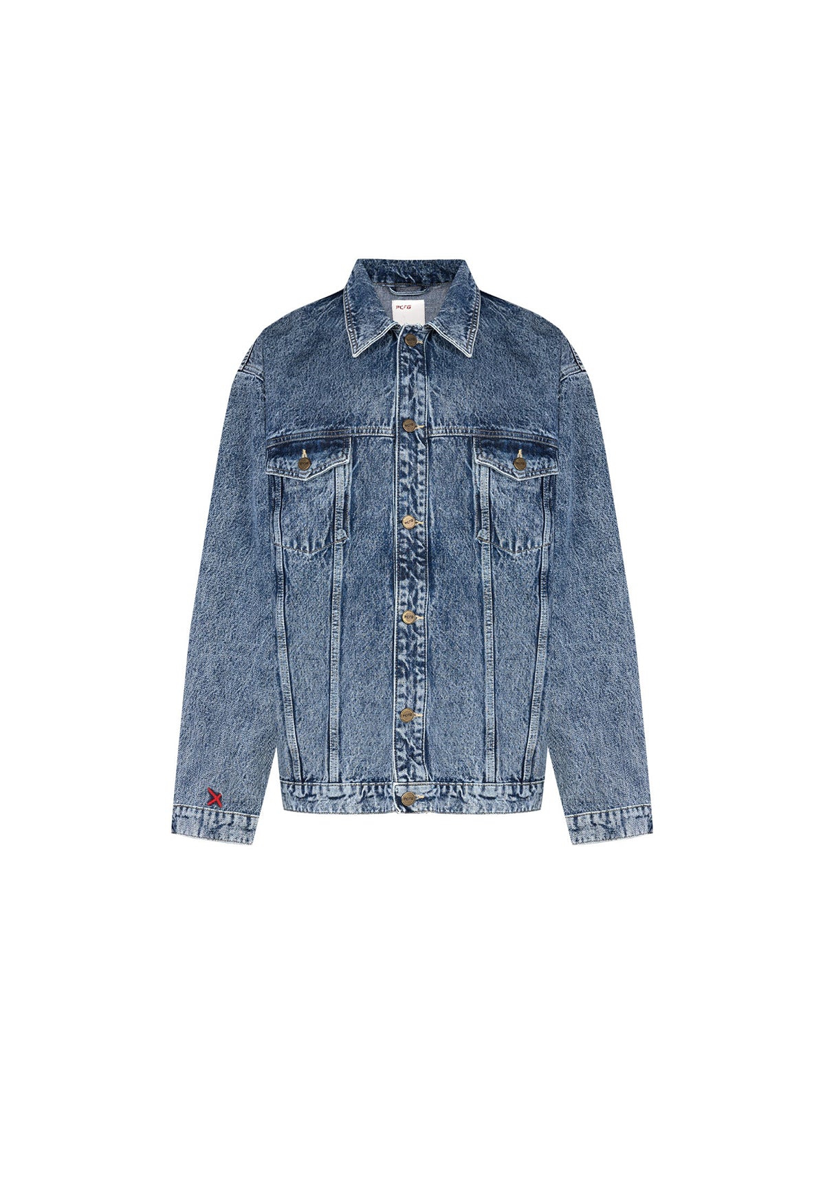 Click here for Pcfg Mens Free Heaven Destroyed Cotton Denim Jacke... prices