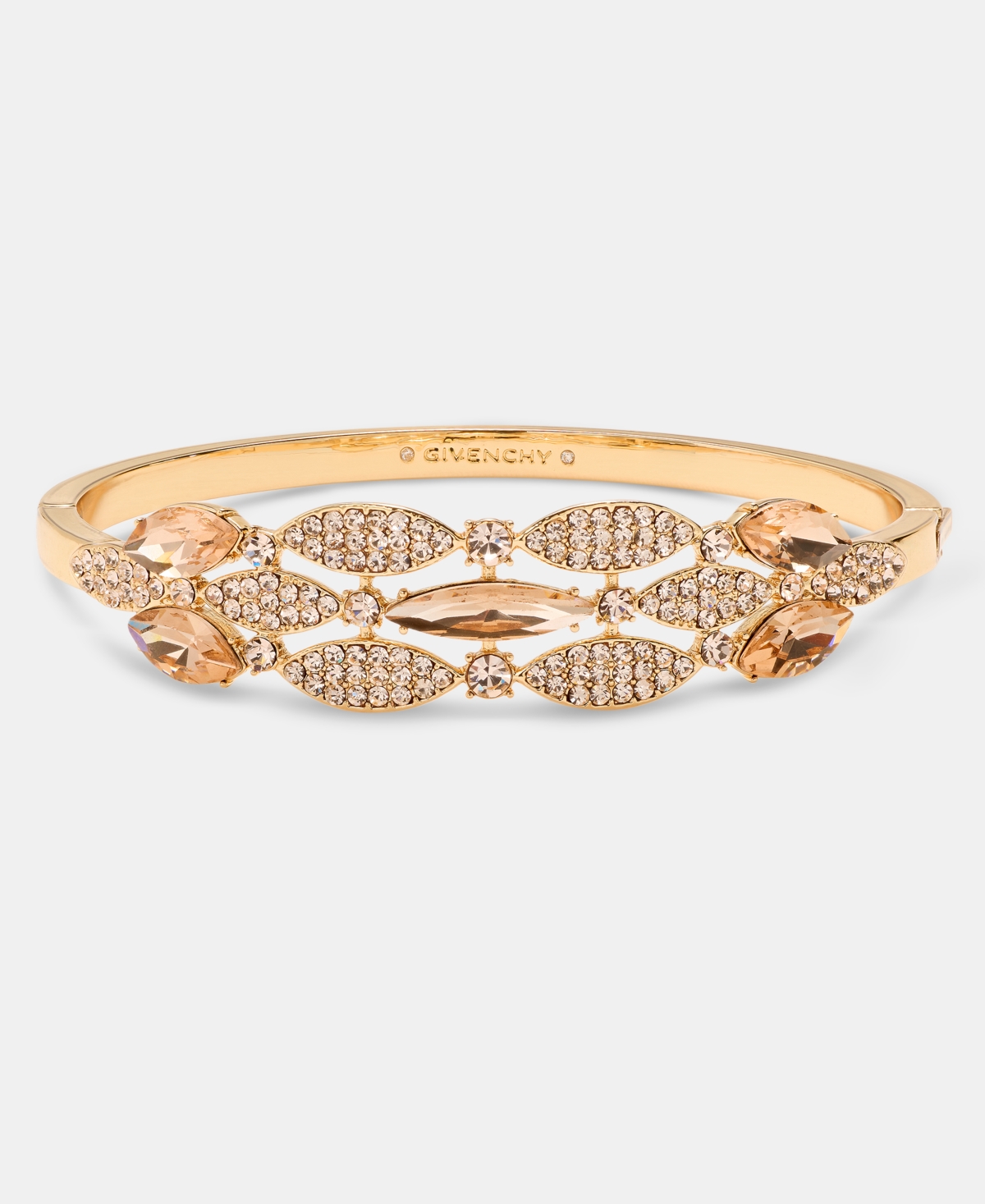 Click here for Givenchy Crystal Triple-Row Bangle Bracelet - Dark... prices
