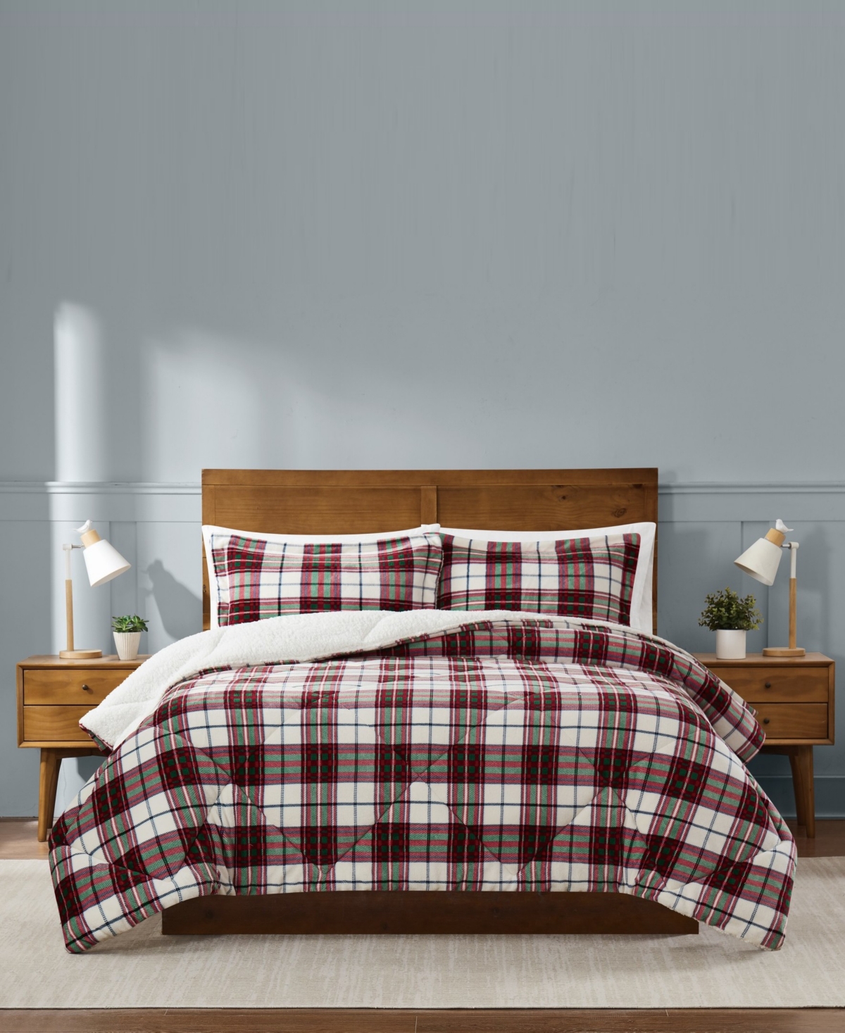 Click here for Truly Soft Cuddle Warmth Marlon Plaid 3-Piece Comf... prices