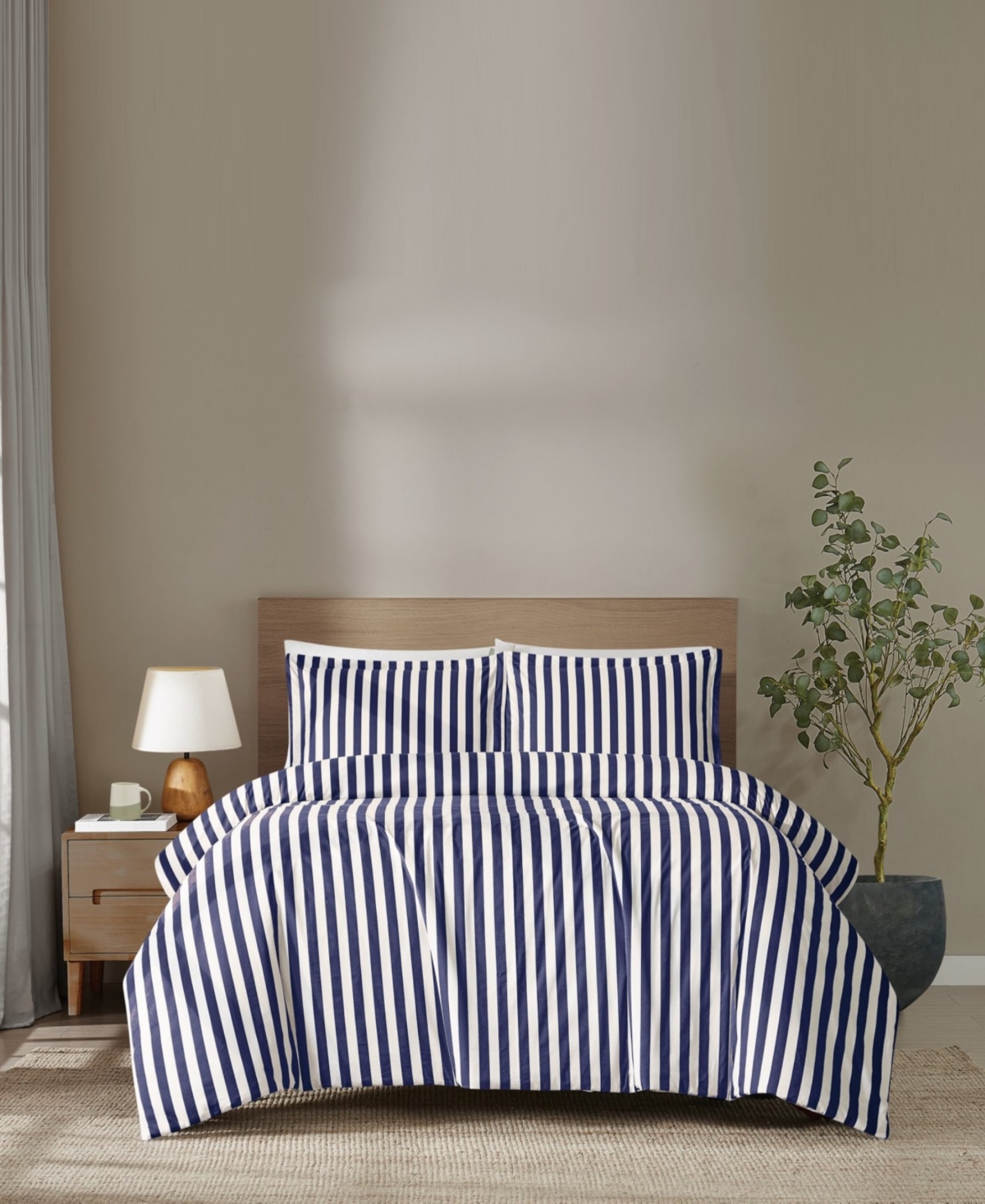 Click here for Brooklyn Loom Levi Stripe 3-Piece Duvet Cover Set... prices