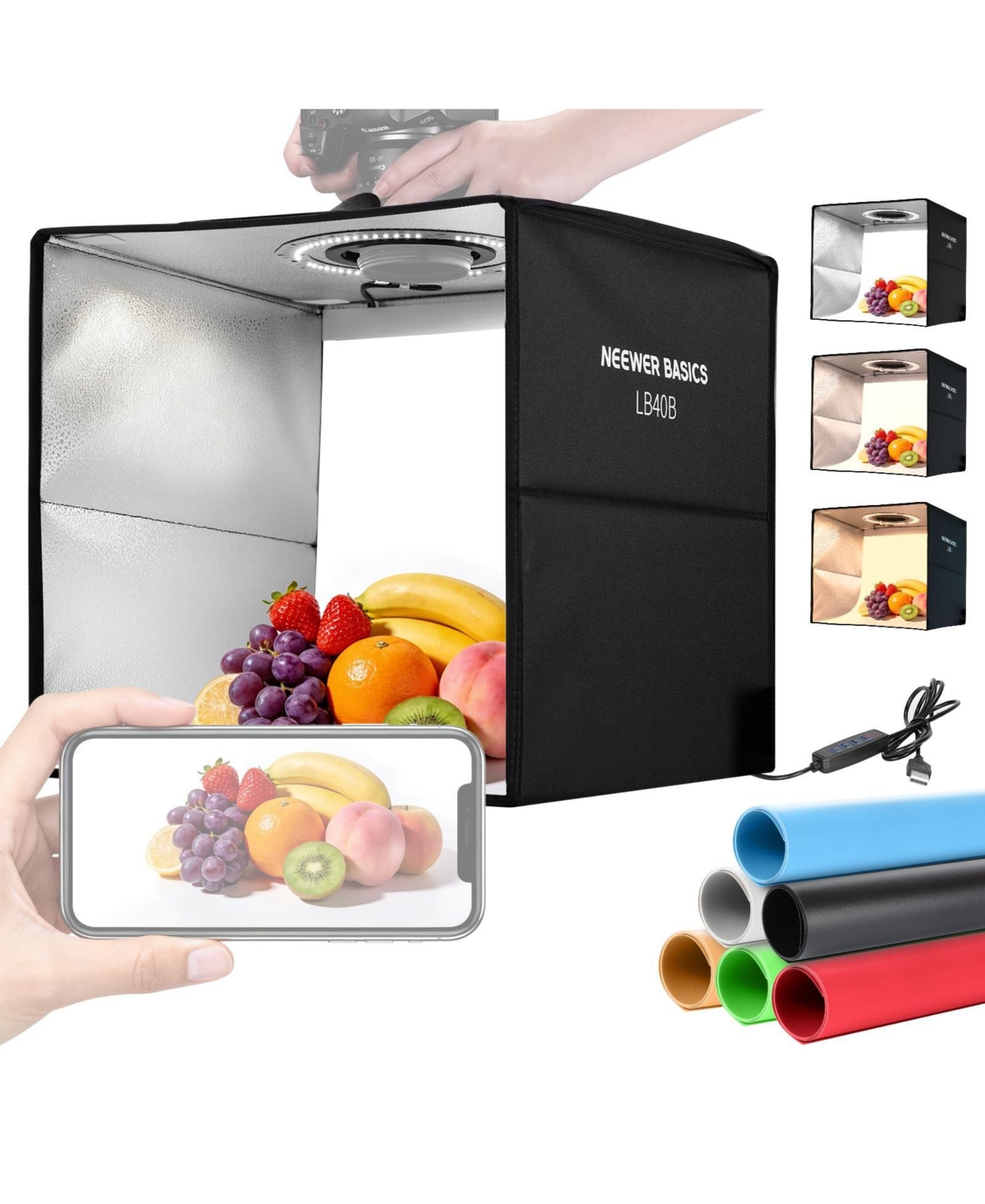 Click here for Neewer LB40B Photo Studio Light Box prices