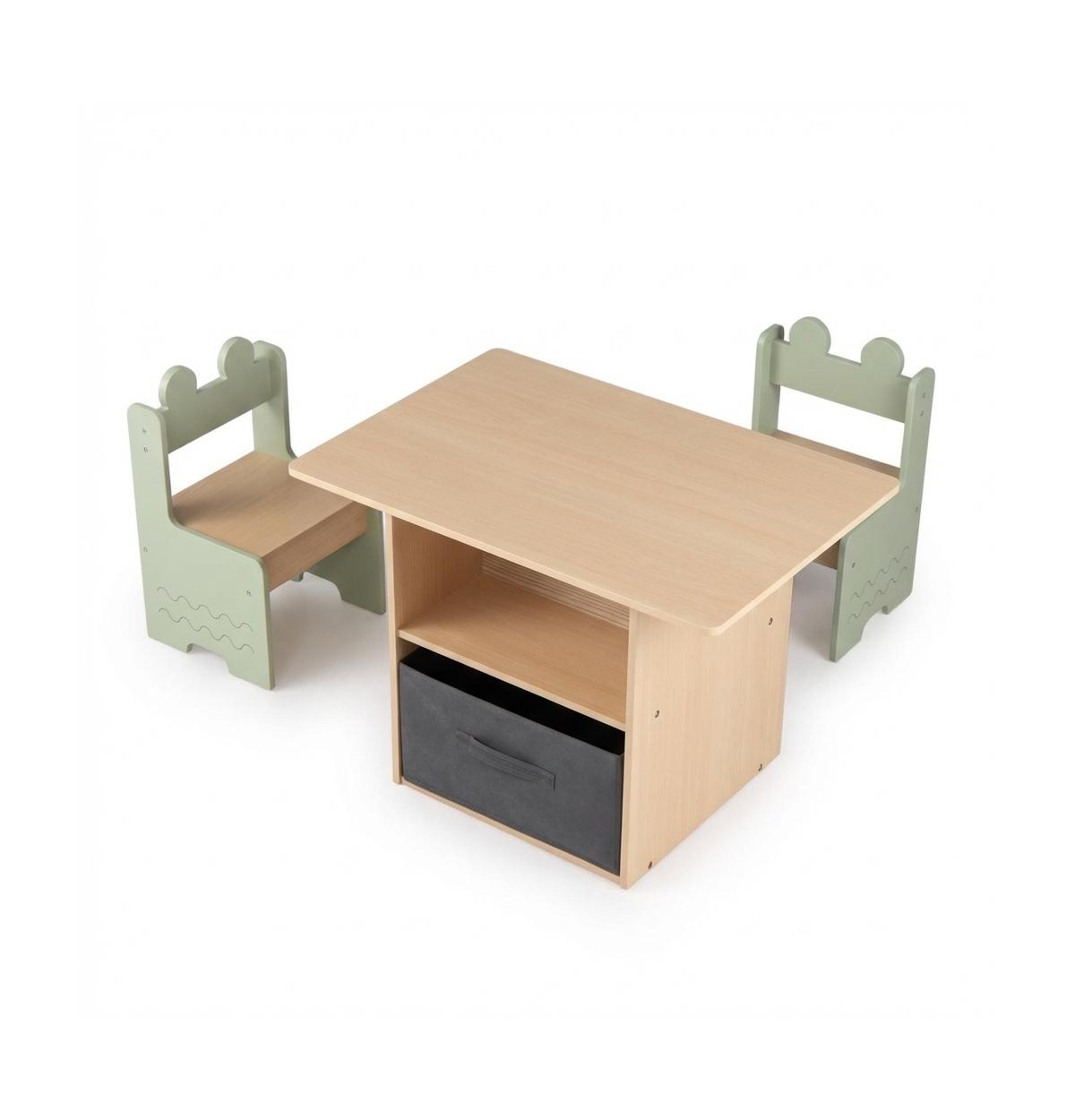 Click here for Slickblue Wooden Kids Table and Chairs Set with 2... prices