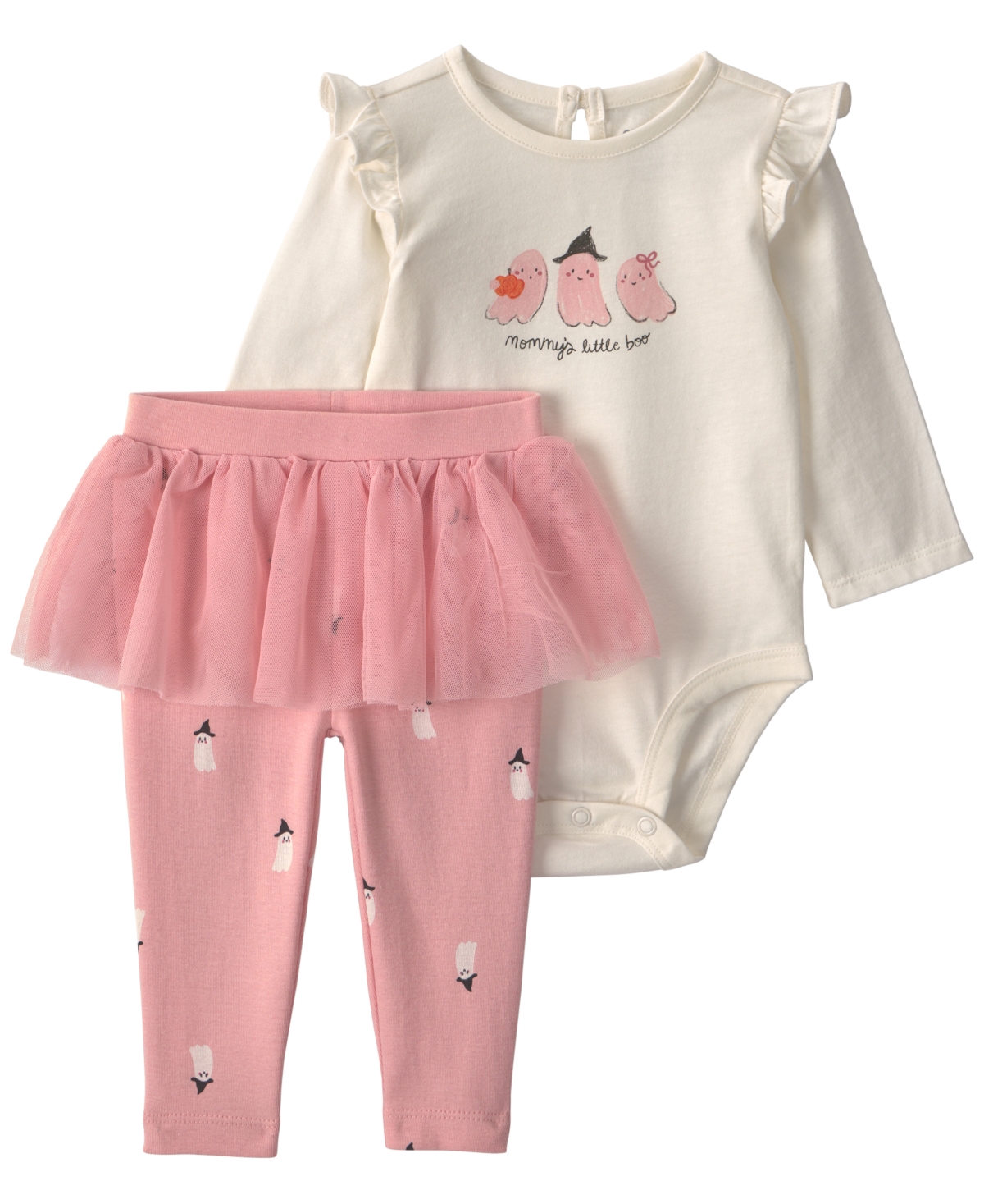 Click here for Carters Baby Girls Long-Sleeve Bodysuit and Tulle... prices