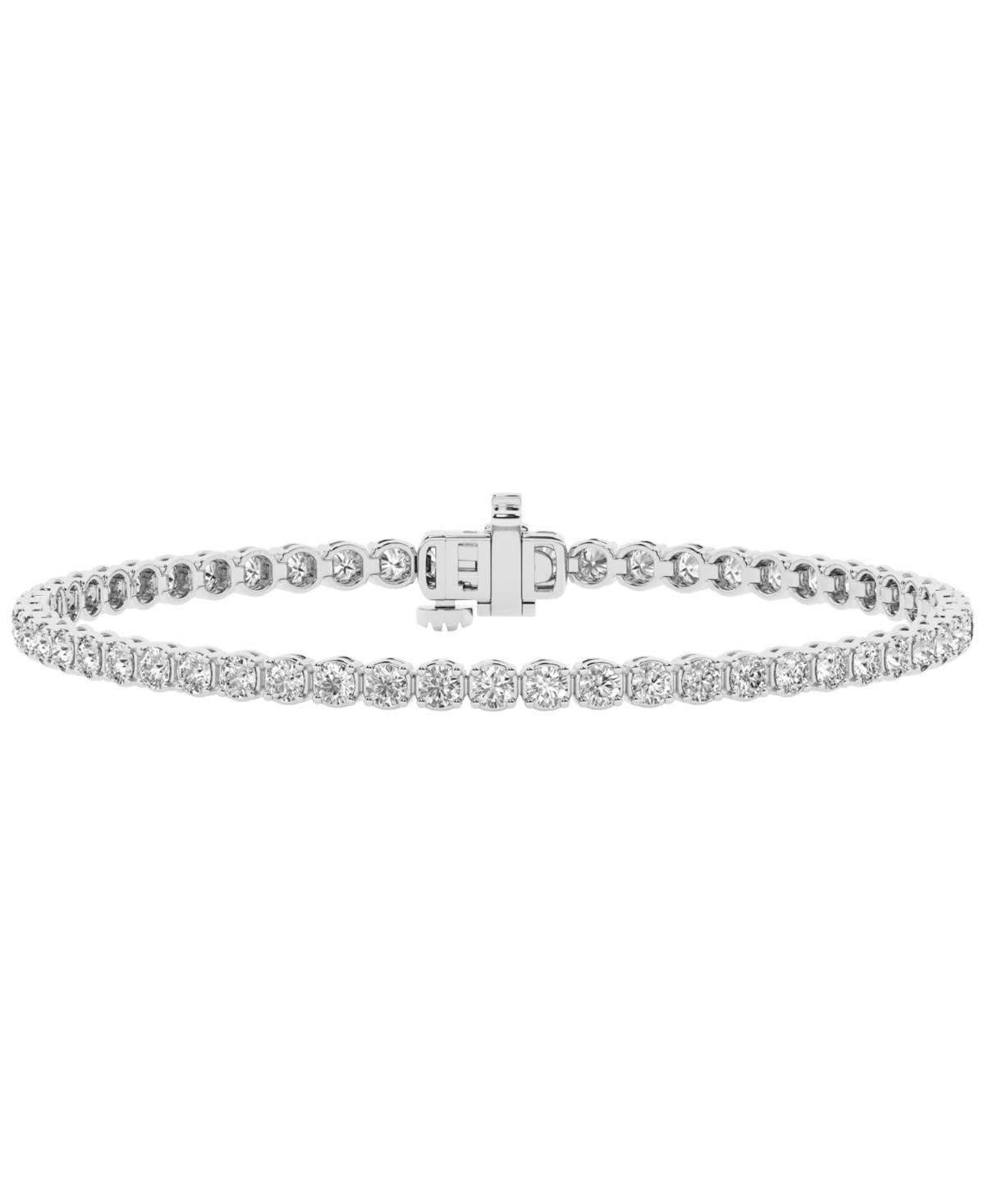 Click here for Macys Lab-Grown Diamond Round Cut Bracelet (4 ct.... prices