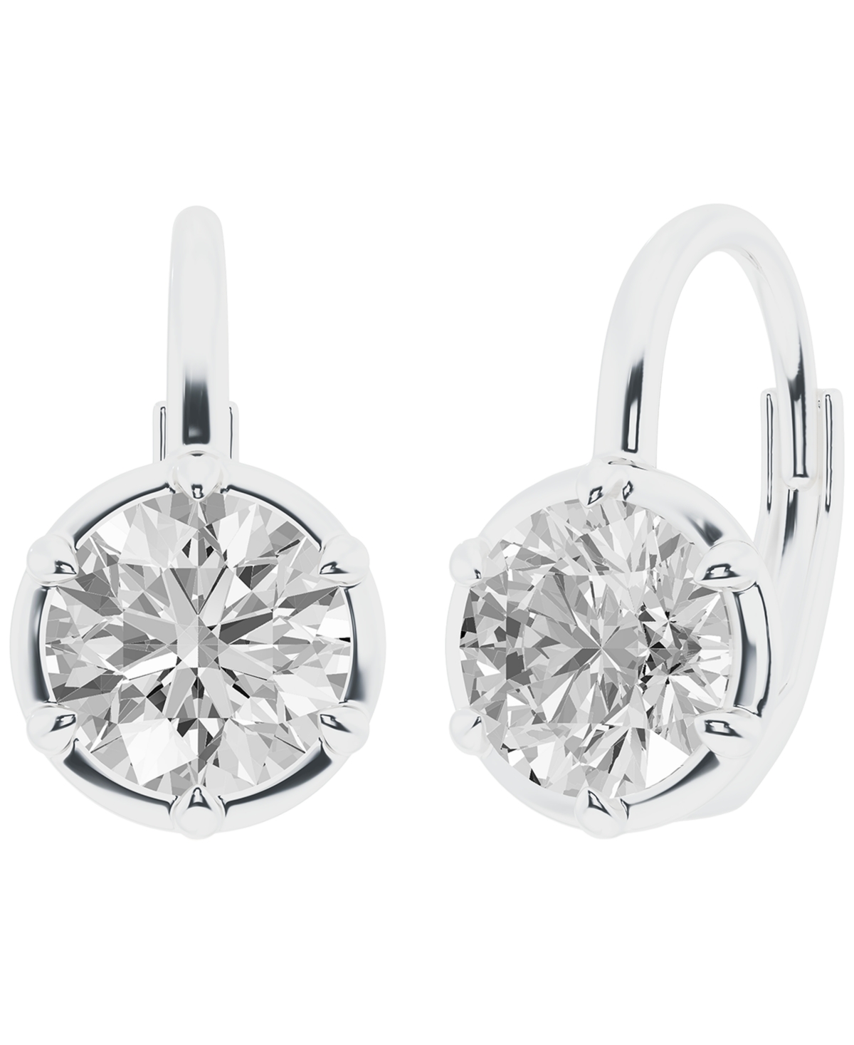 Click here for Macys Lab-Grown Diamond Earrings (3 ct. t.w.) in 1... prices