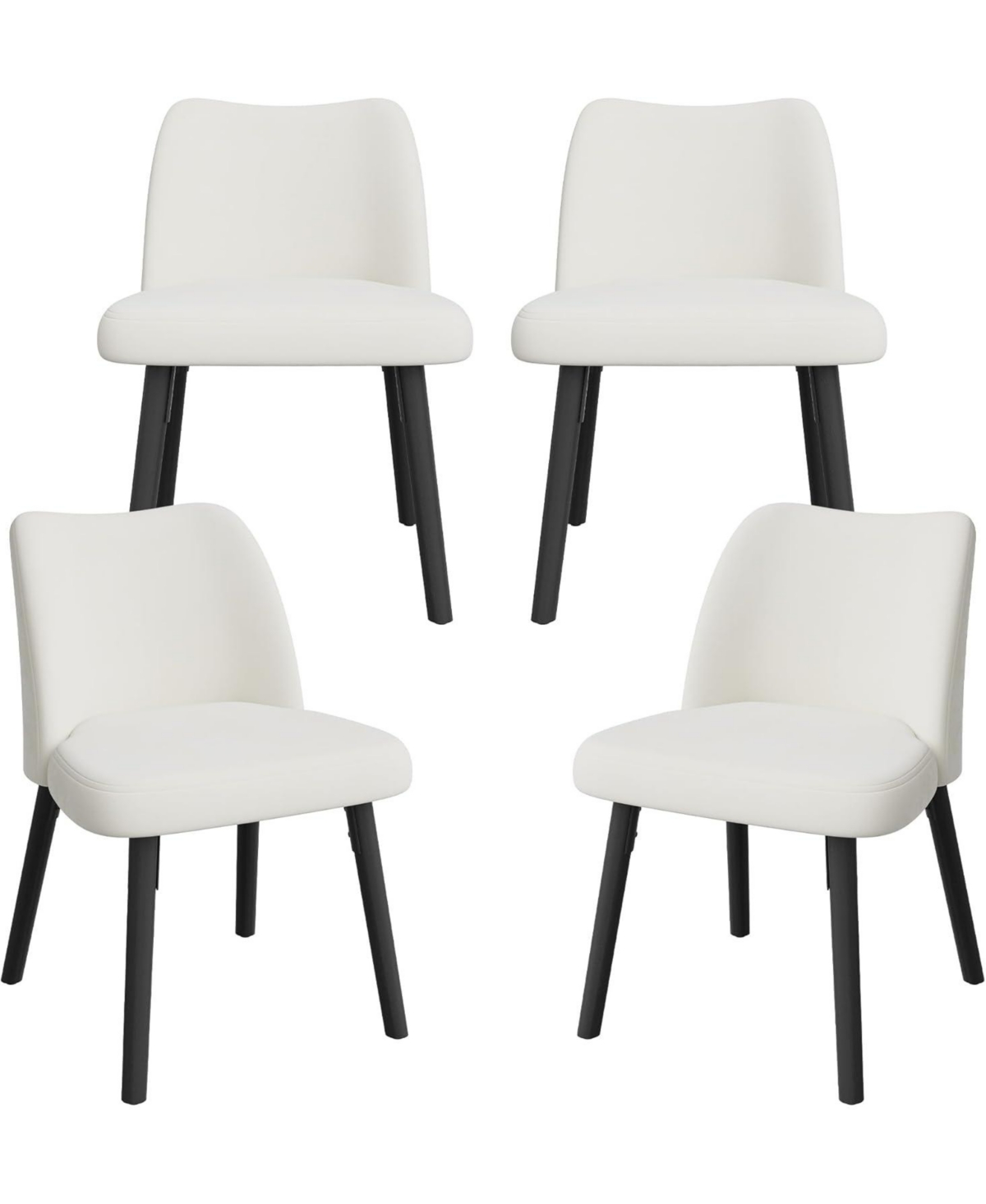 Click here for gaomon Dining Chairs Set of 4  Mid Century Upholst... prices