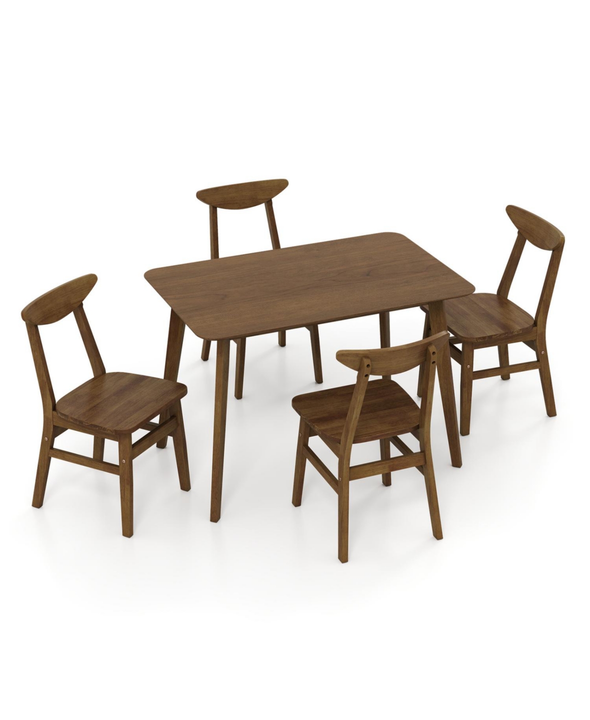 Click here for Slickblue Compact 5-Piece Wooden Dining Table Set... prices