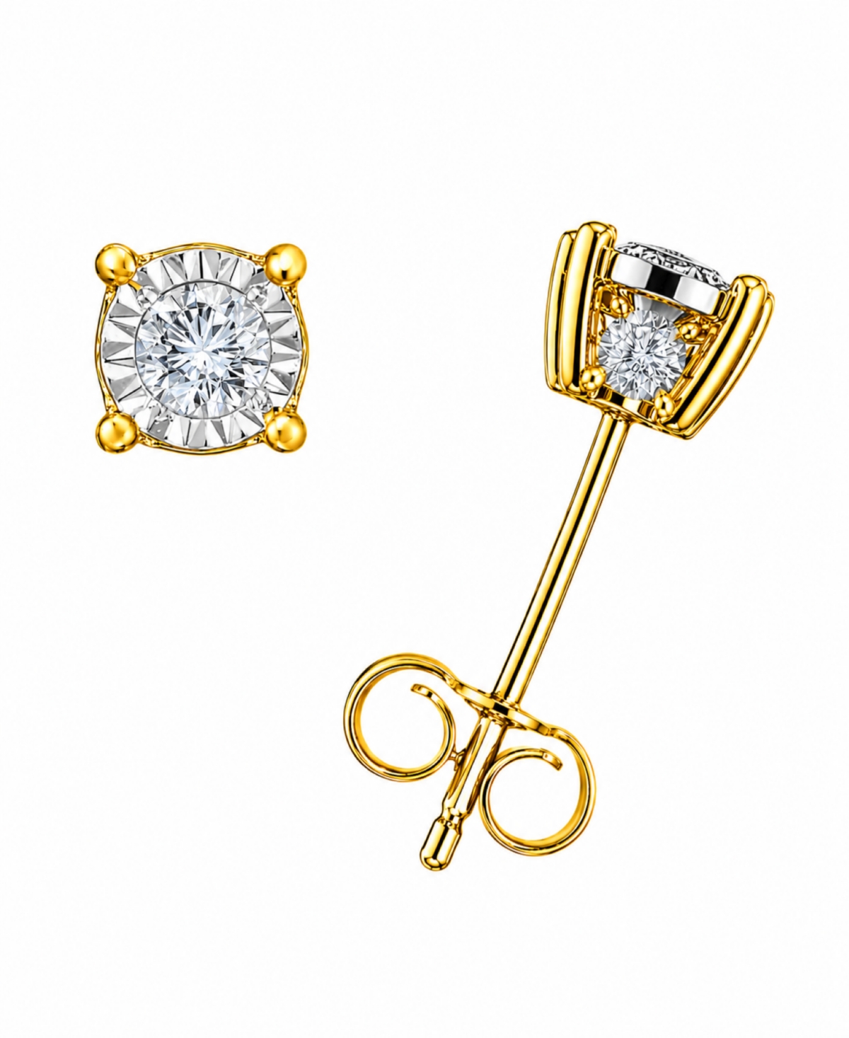 Click here for TruMiracle Diamond Stud Earrings (3/8 ct. t.w.) in... prices