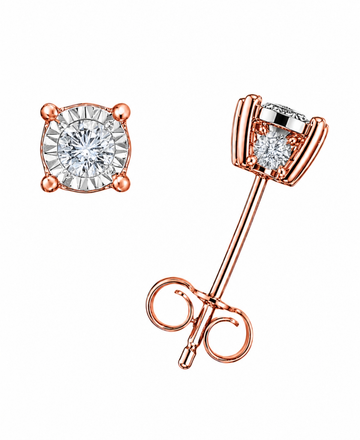 Click here for TruMiracle Diamond Stud Earrings (3/8 ct. t.w.) in... prices