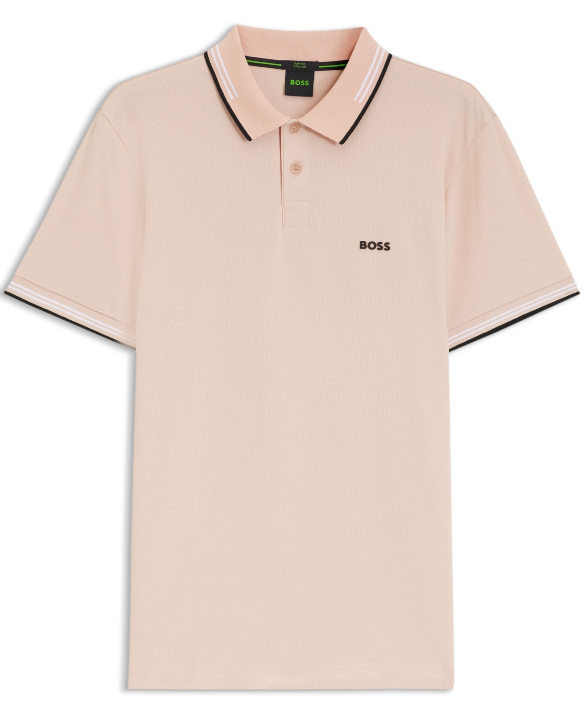 Click here for Boss by Hugo Boss Mens Stretch-Cotton Slim-Fit Pol... prices