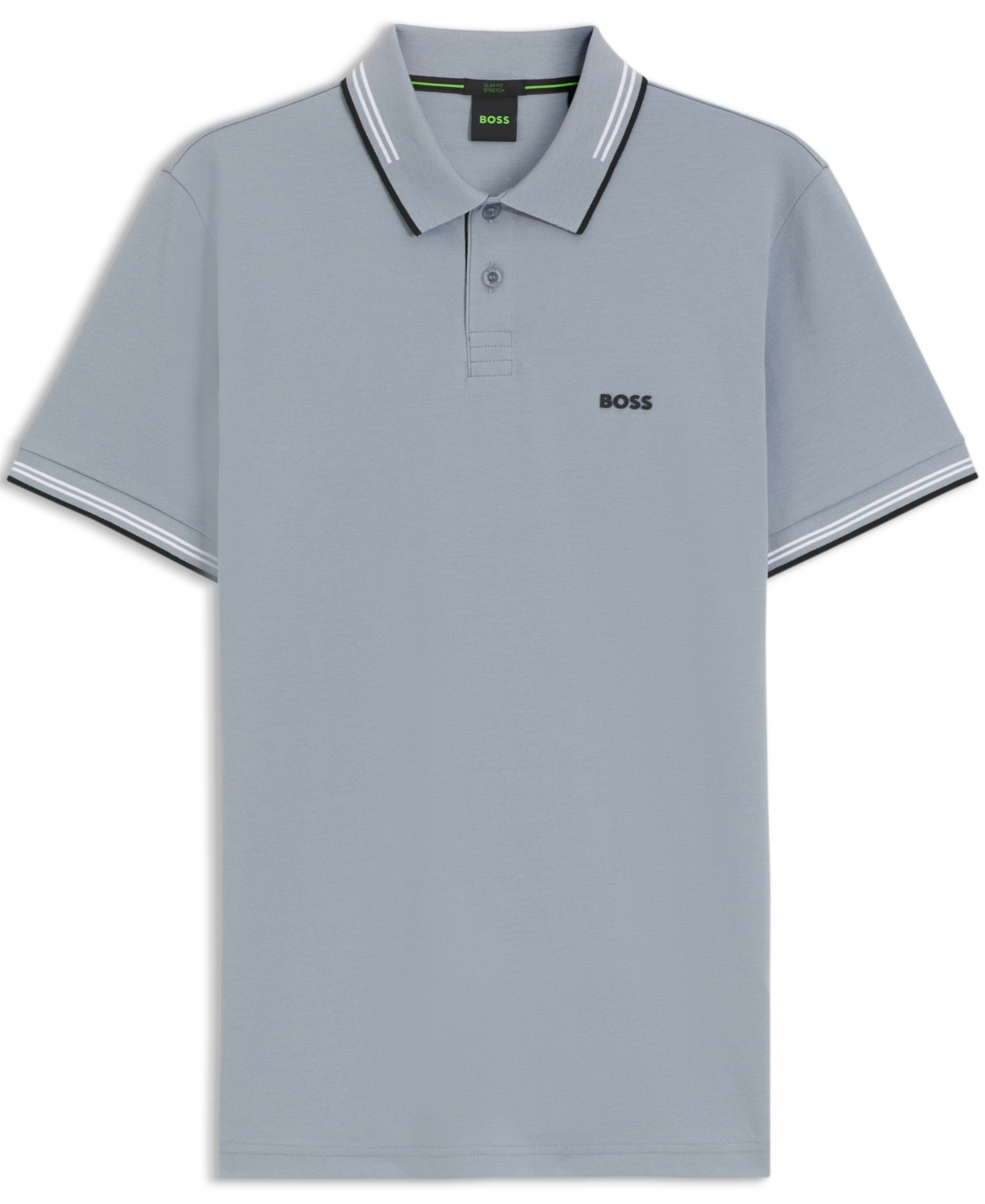 Click here for Boss by Hugo Boss Mens Stretch-Cotton Slim-Fit Pol... prices
