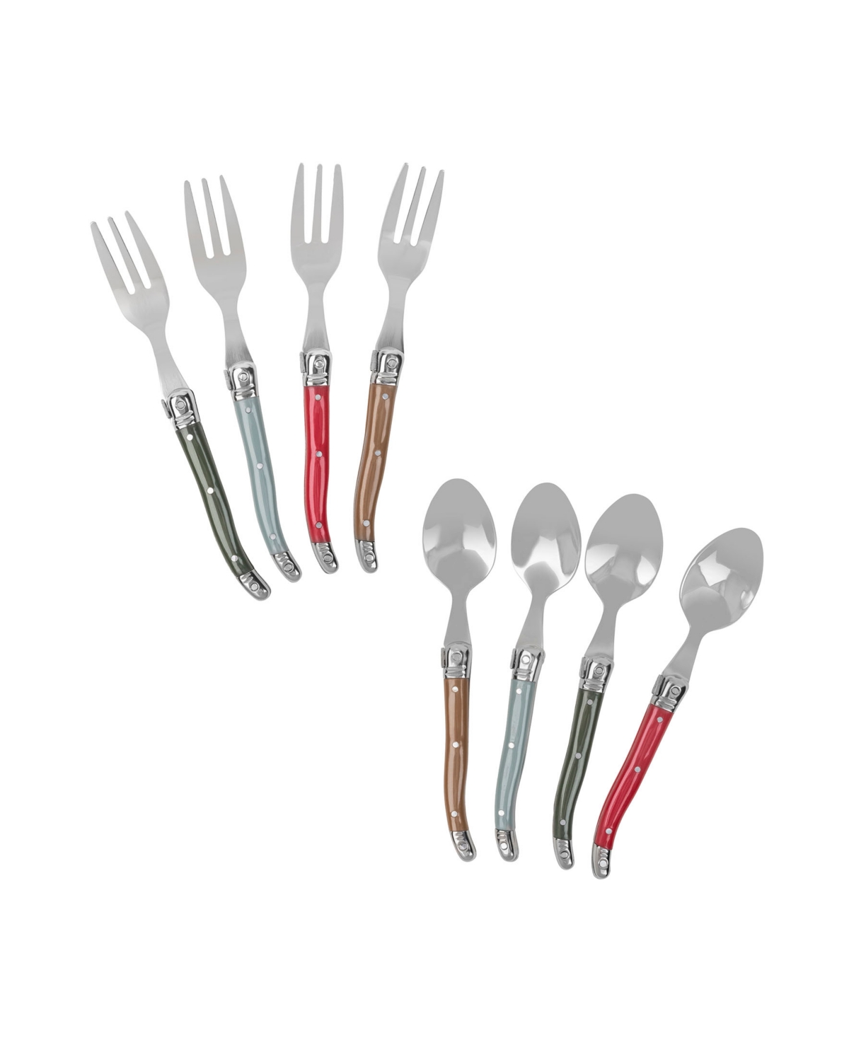 Click here for French Home Holly Berry Laguiole 8-Piece Dessert S... prices