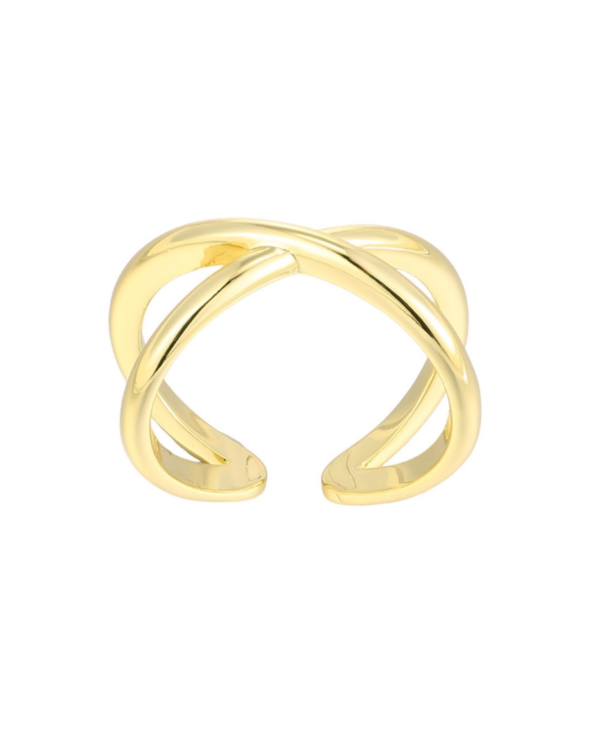 Click here for Adornia Gold Criss Cross X Adjustable Toe Ring - G... prices