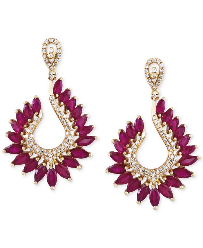 EFFY Collection EFFY® Final Call Ruby (6-3/8 ct. t.w.) and Diamond (1/2 ...