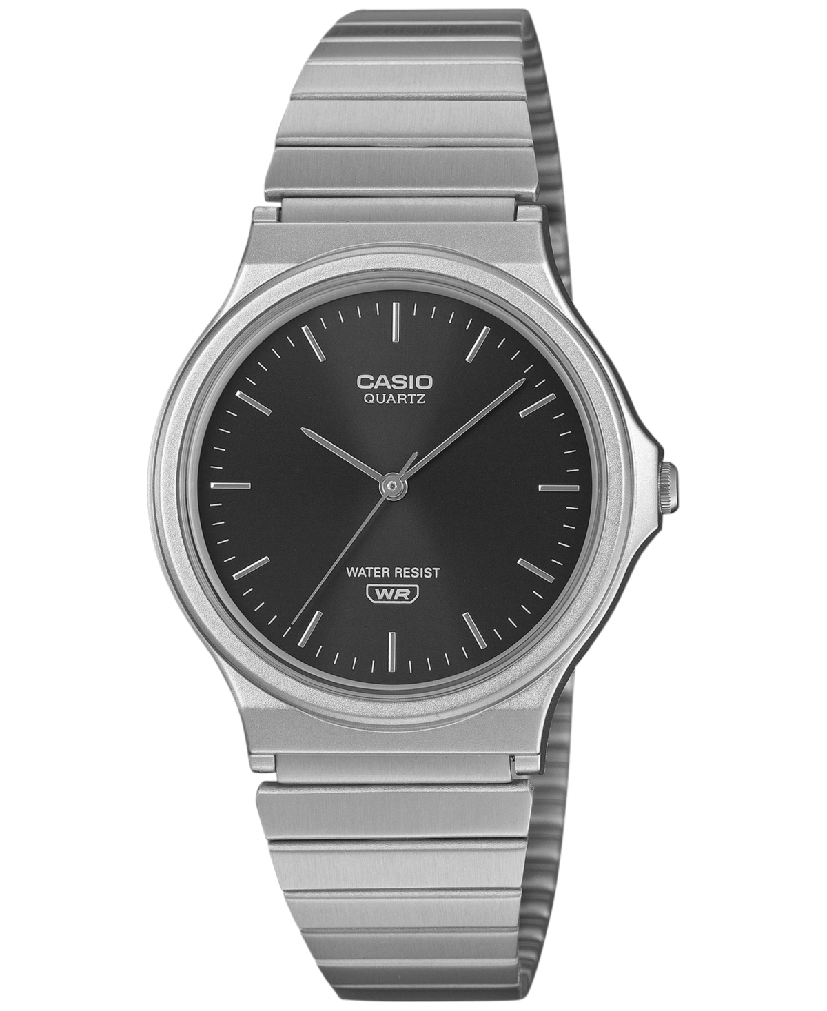 Click here for Casio Mens Japanese Quartz Silver-Tone Stainless S... prices