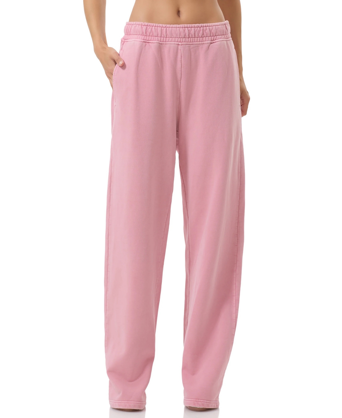 Click here for Afrm Womens Straight-Leg Cotton Sweatpants - Clay... prices