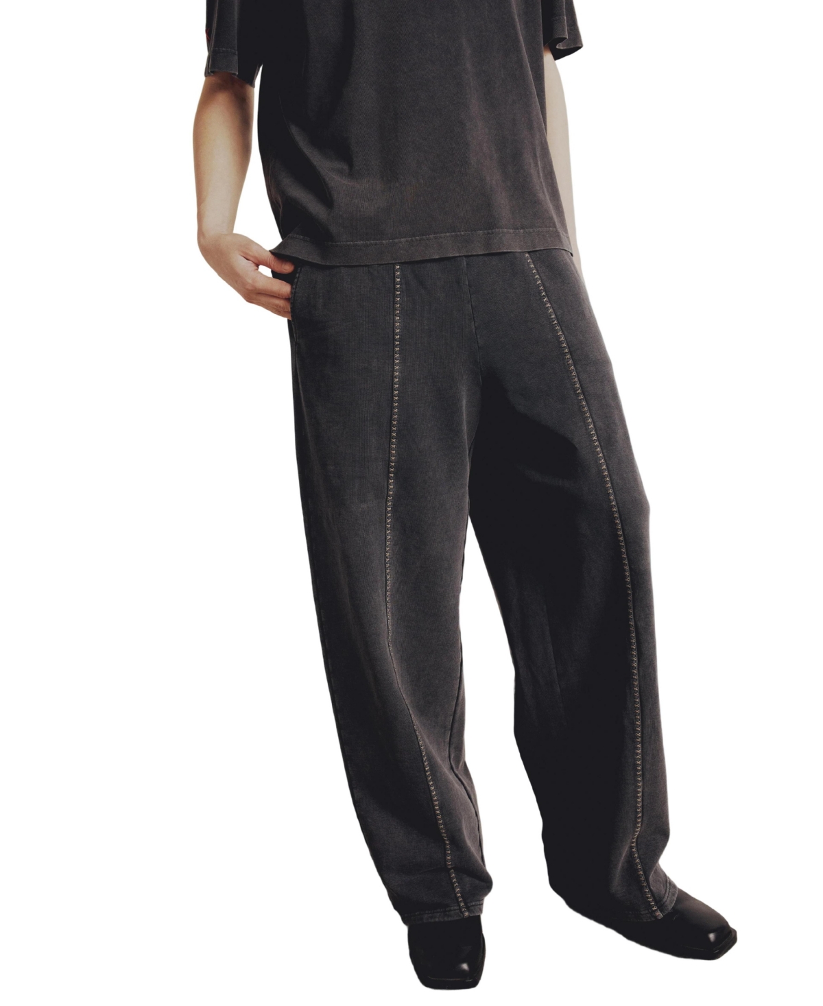 Click here for Pcfg Mens Pure Cotton Your Itch Acid Wash Pant - A... prices