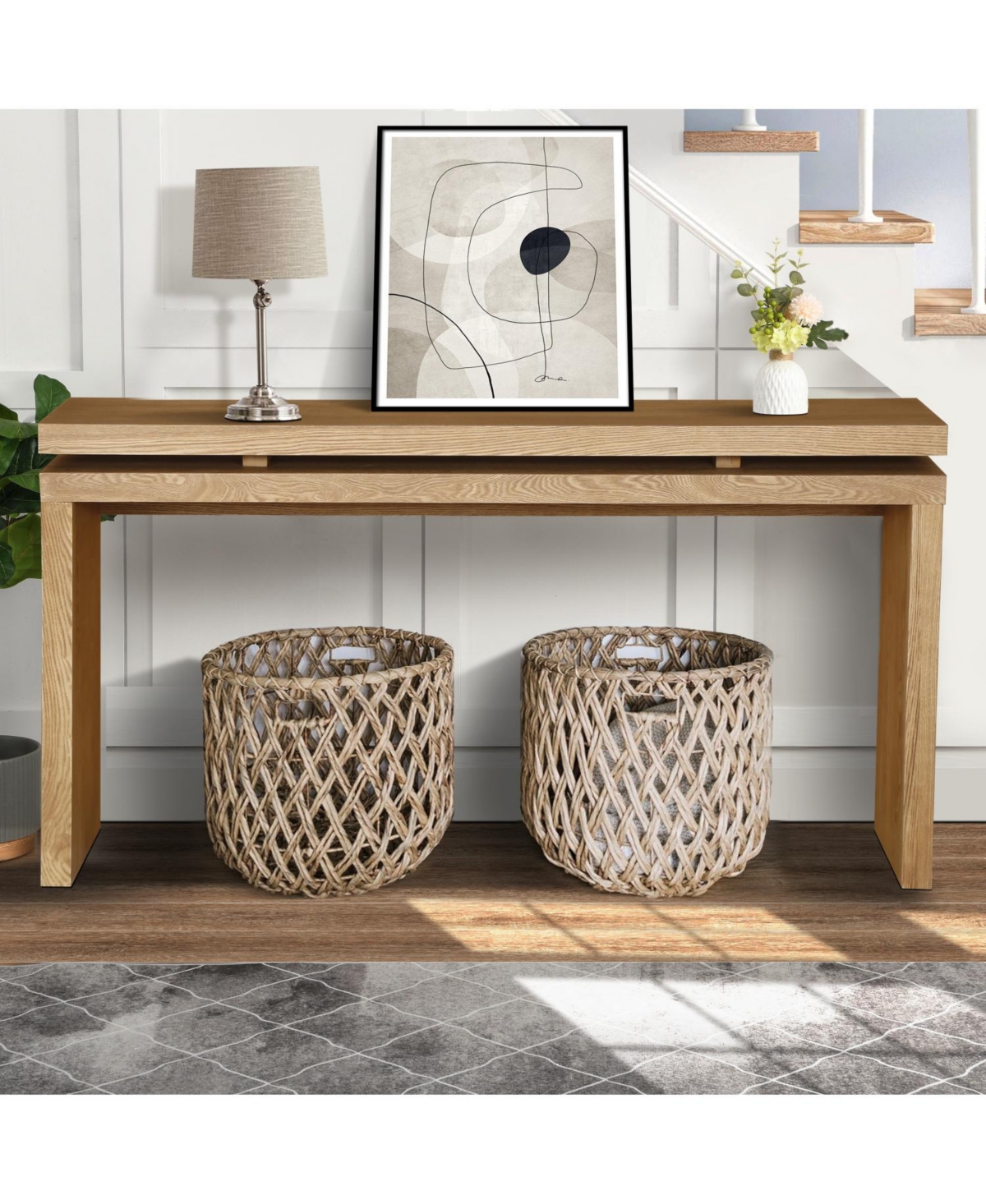 Click here for Rainsken 60 Antique Farmhouse Console Table  with... prices