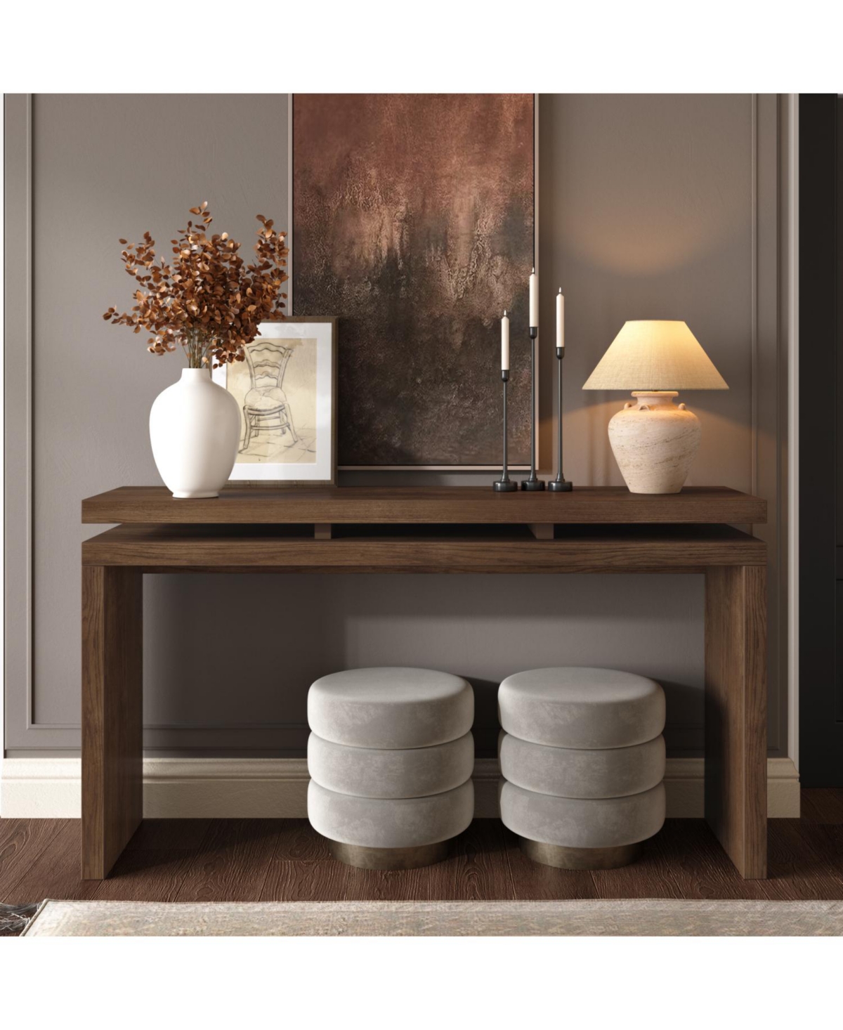 Click here for Rainsken 60 Antique Farmhouse Console Table  with... prices