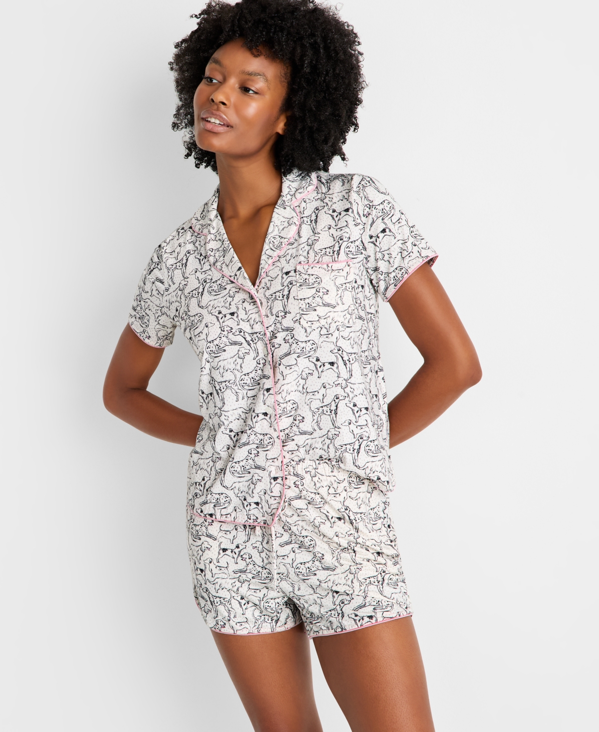 Click here for State of Day Womens 2-Pc. Short-Sleeve Notched-Col... prices