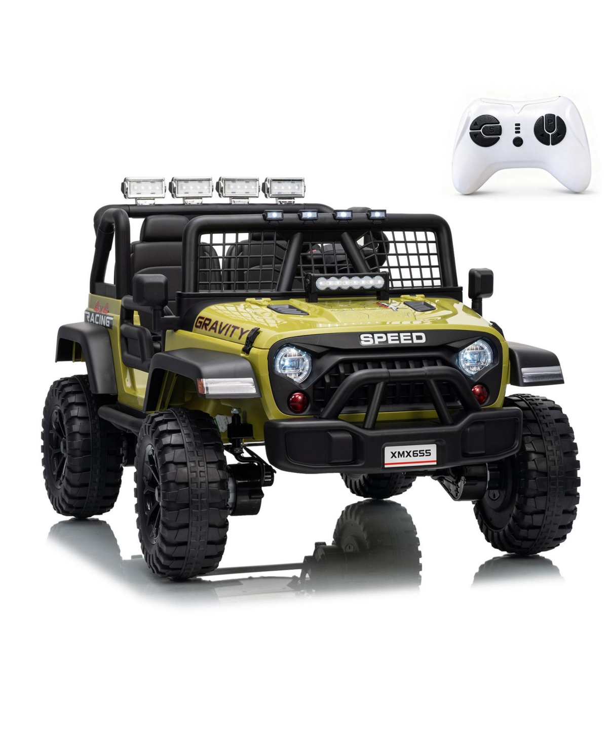 Click here for homfan 47.2 x 31.5 x 29.1 Inch Kids Electric Ride... prices