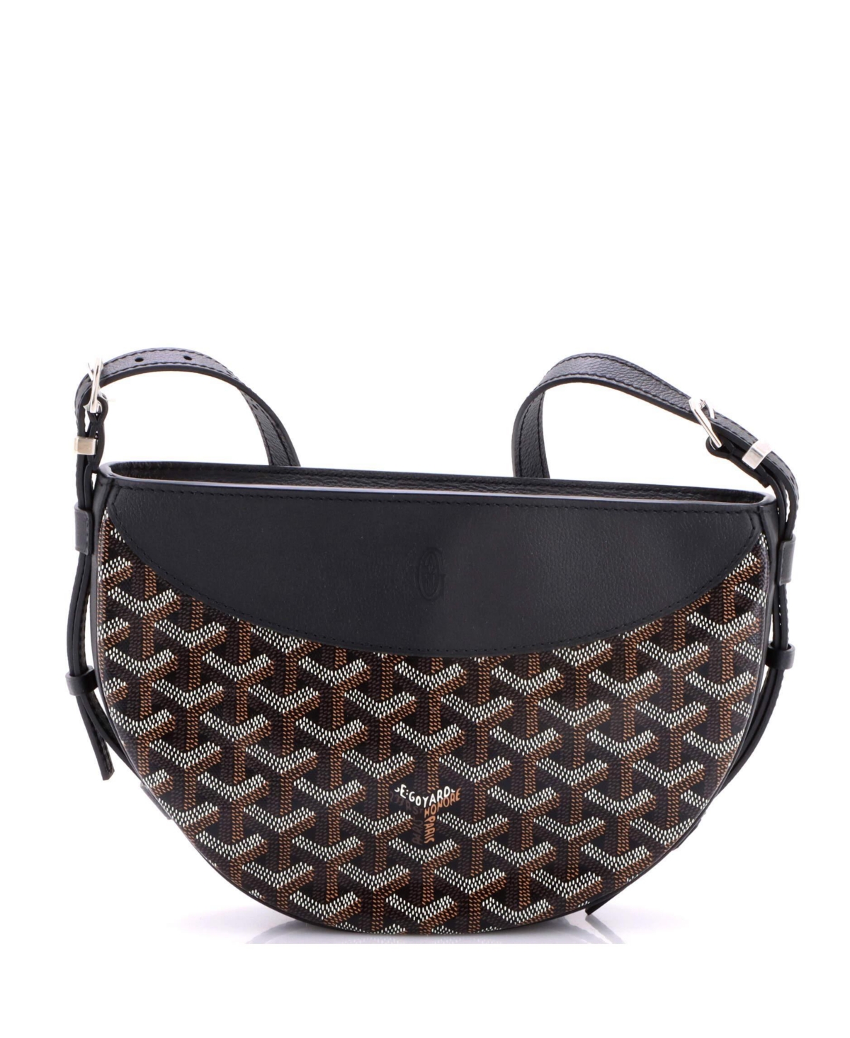 Click here for Pre-Owned Goyard Hirondelle Shoulder Bag Coated Ca... prices
