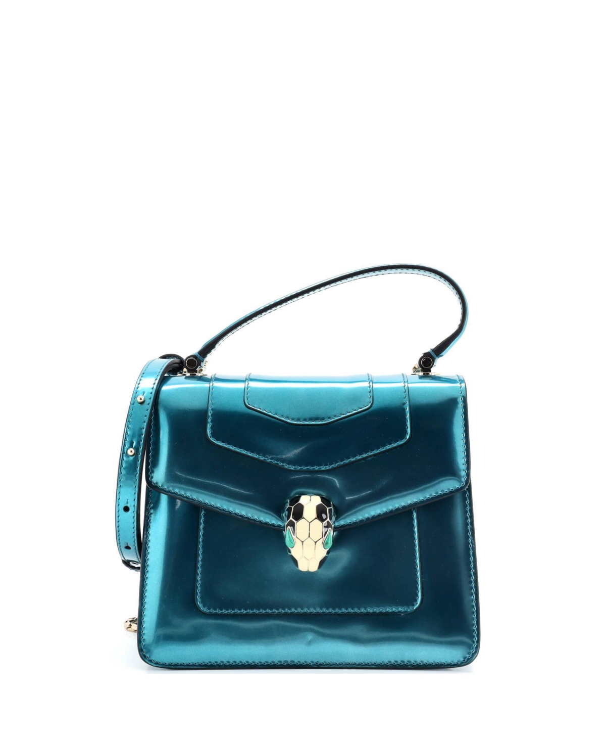 Click here for Pre-Owned Bvlgari Small Serpenti Forever Top Handl... prices