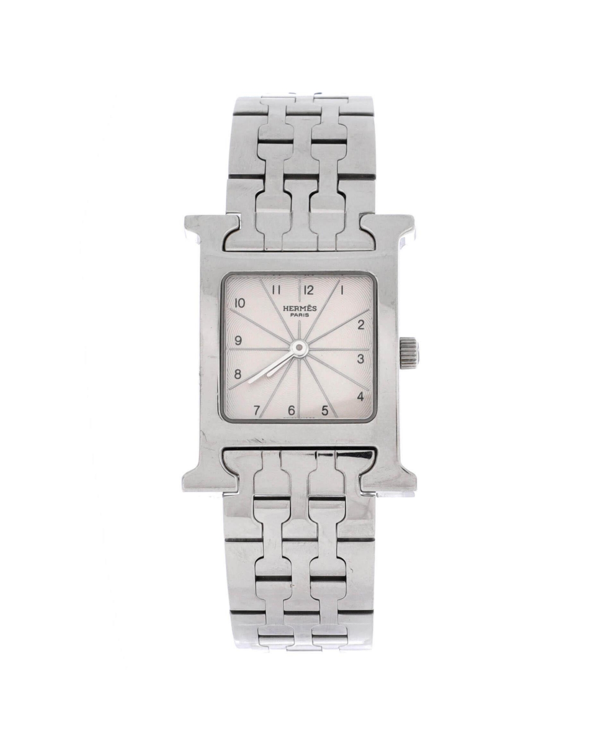 Click here for Pre-Owned HERMES Heure H Quartz Watch in Stainless... prices