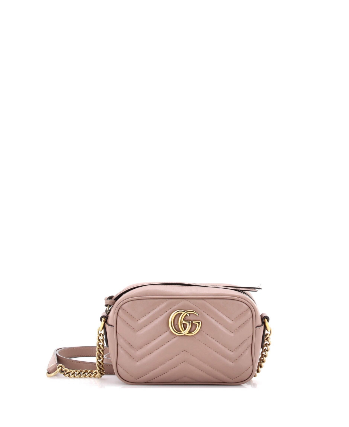 Click here for Pre-Owned Gucci Mini Gg Marmont Shoulder Bag Matel... prices