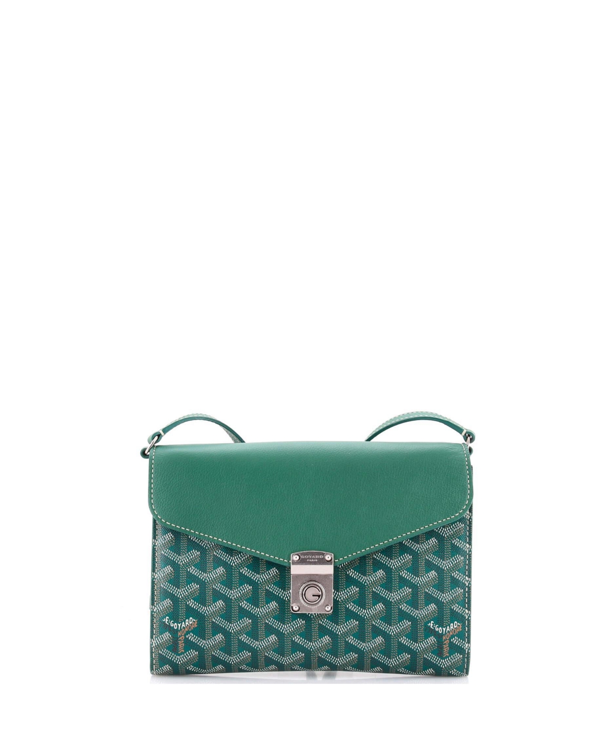 Click here for Pre-Owned Goyard Chypre Wallet on Strap Coated Can... prices