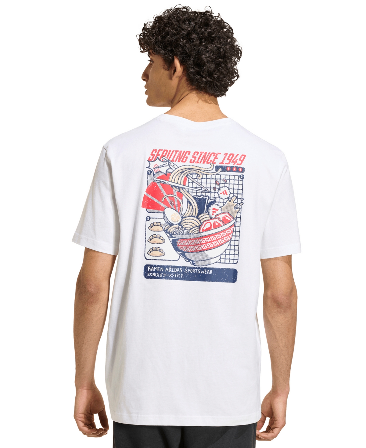 Click here for adidas Mens Ramen Graphic Crewneck T-Shirt - white prices